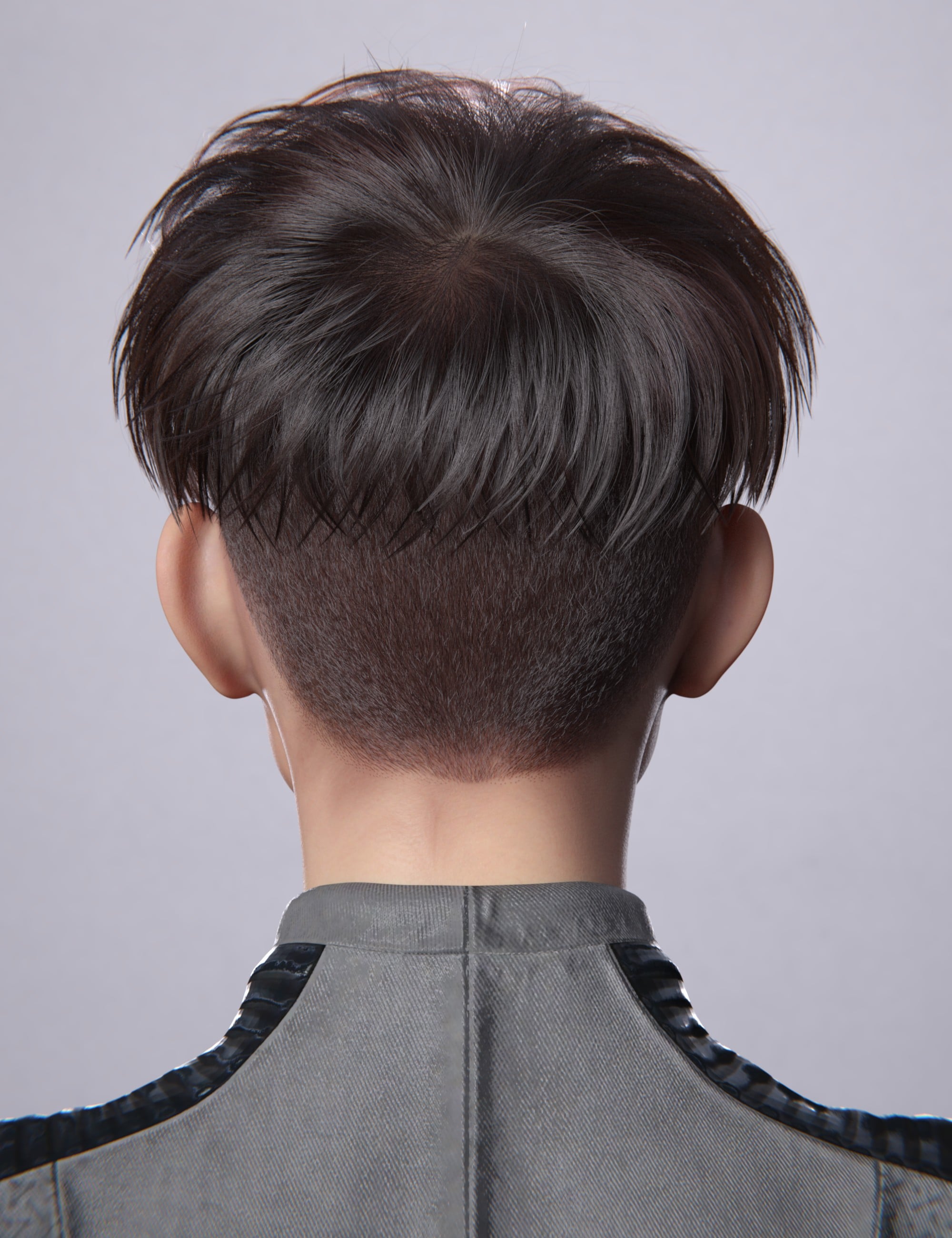 dForce AK Neat Hair for Genesis 9, 8, and 8.1 | Daz 3D