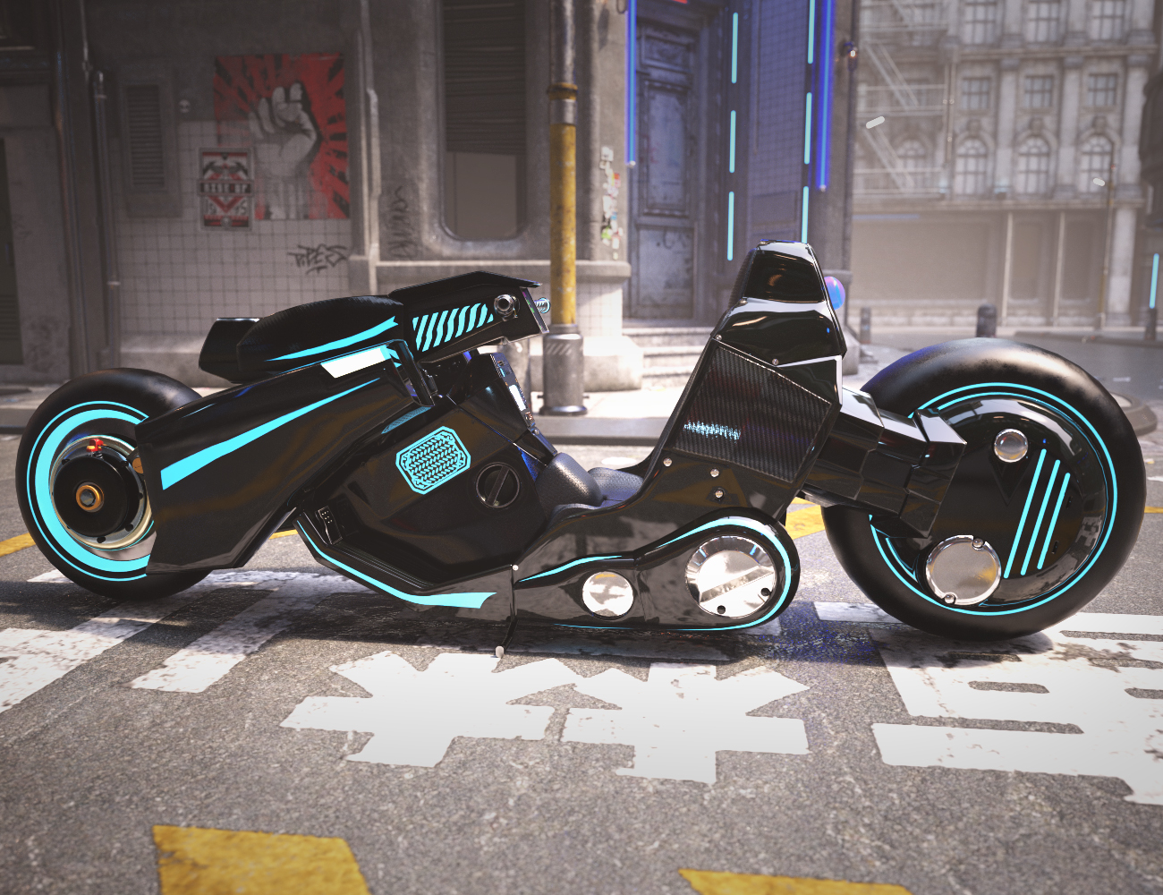 XI Japanese Racing Bike | Daz 3D