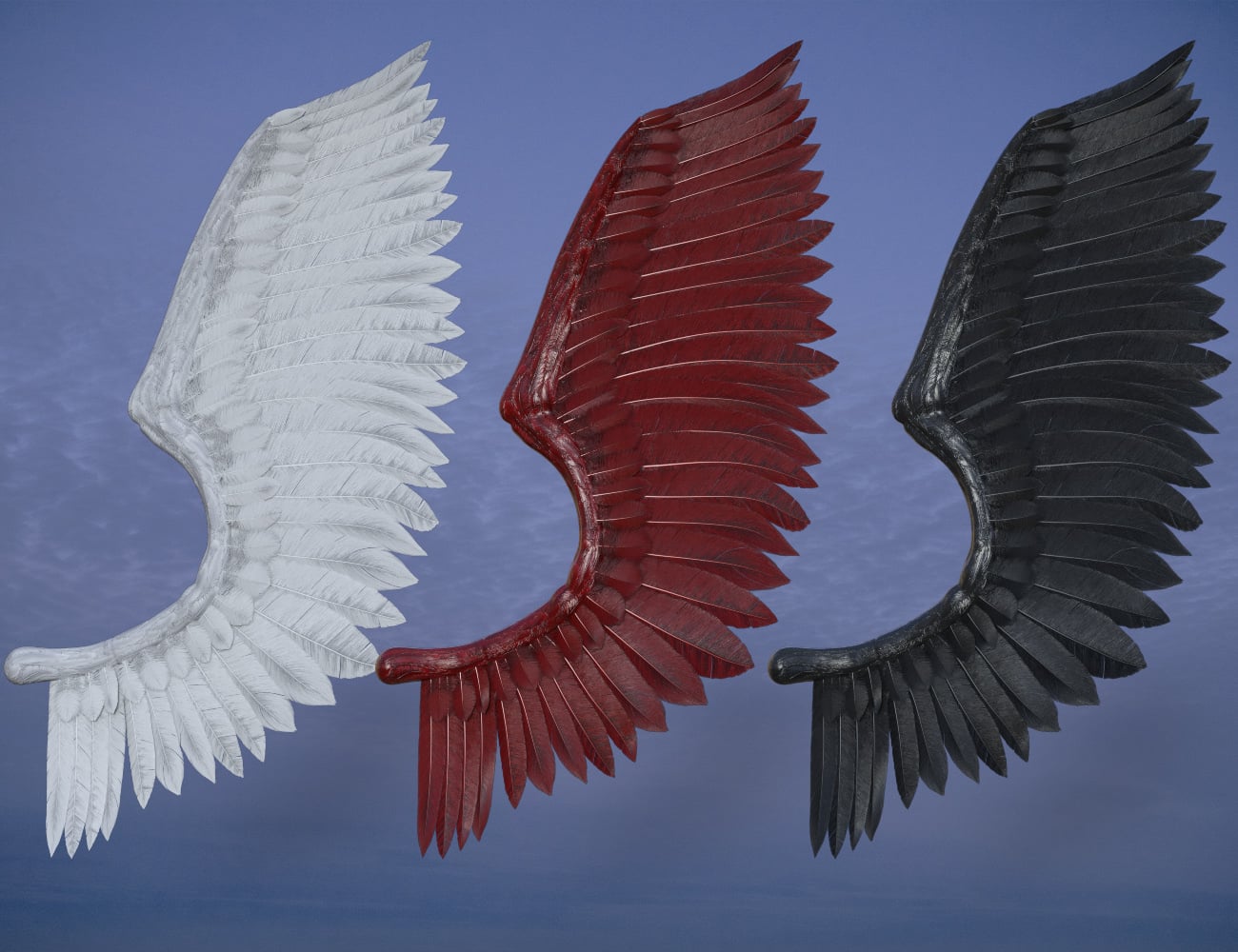 Wings of Light for Genesis 9, 8.1, 8, and 3 | Daz 3D