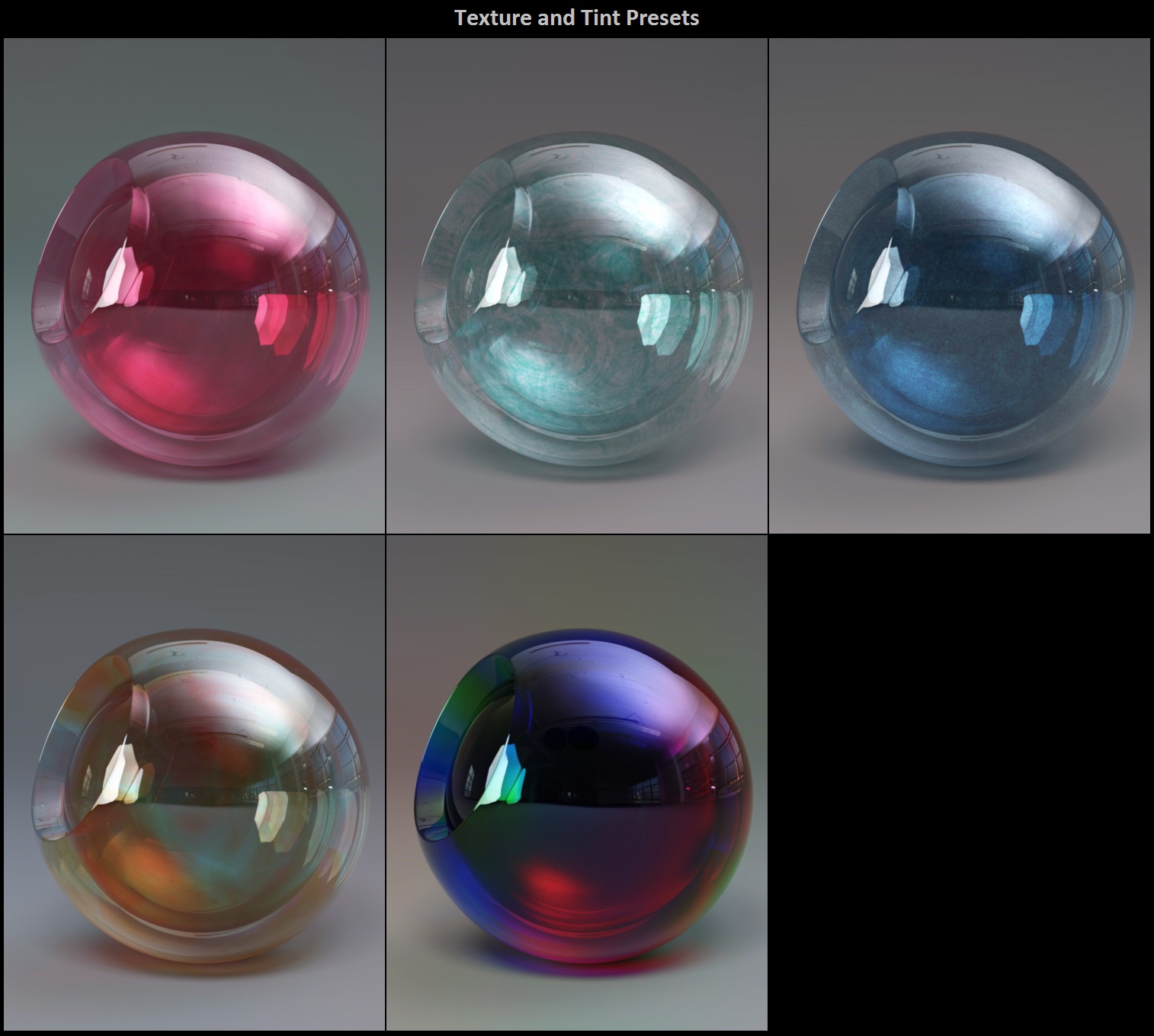 SFD PBR Iray Glass Shader Presets | Daz 3D