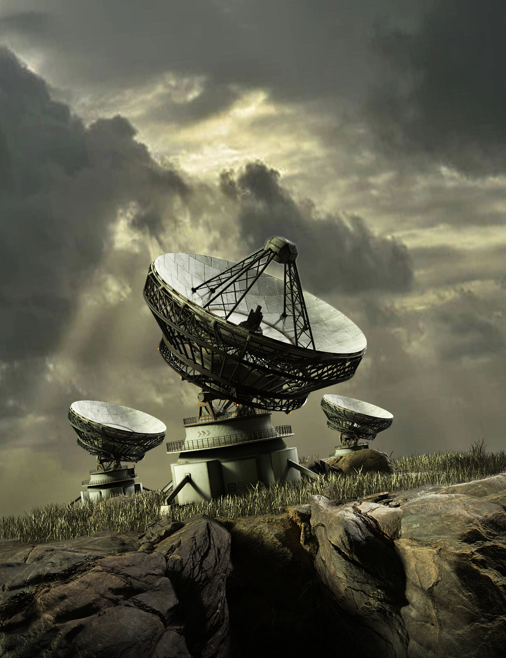 Parabolic Dish | Daz 3D