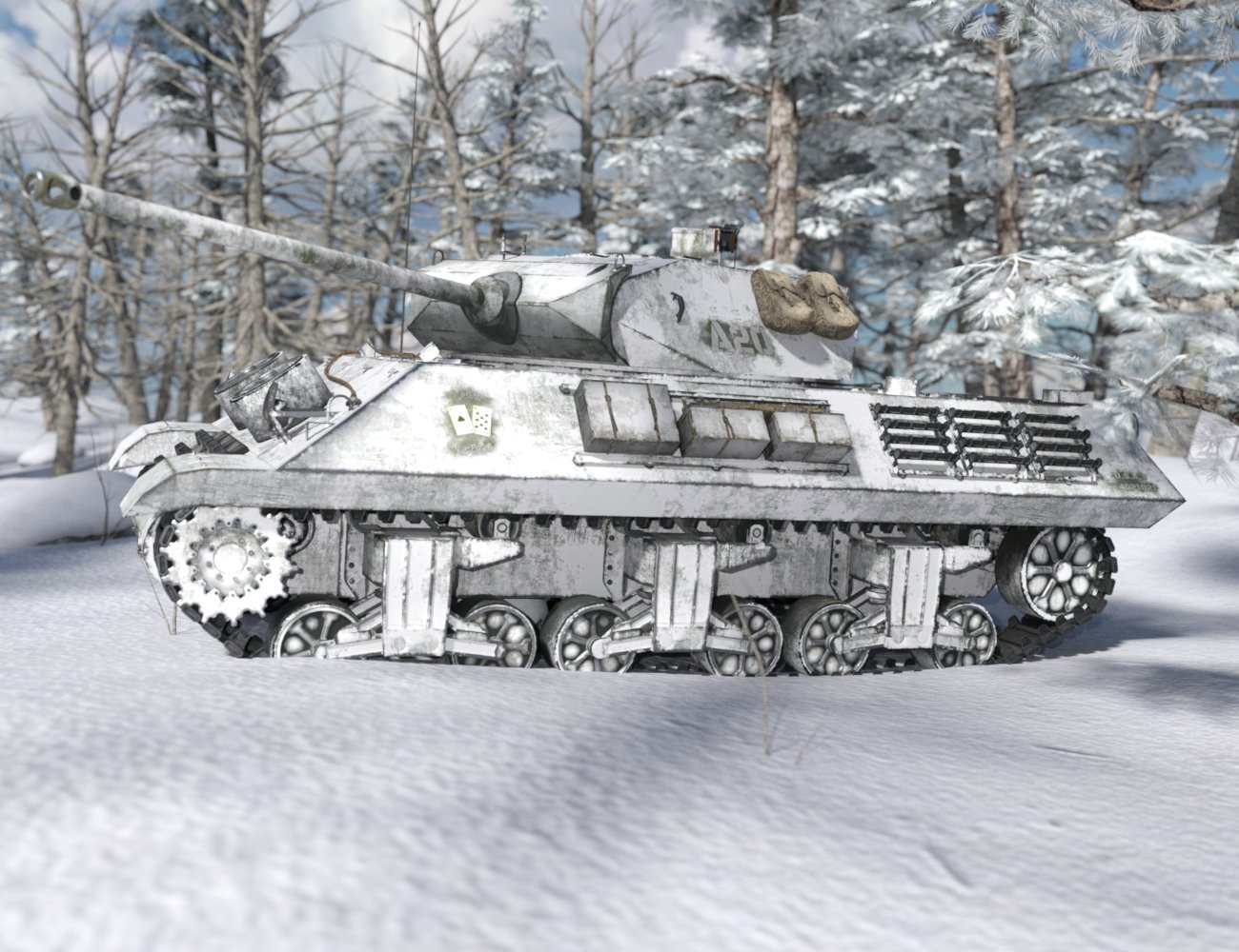 M10-M36 Wolverine TD | Daz 3D