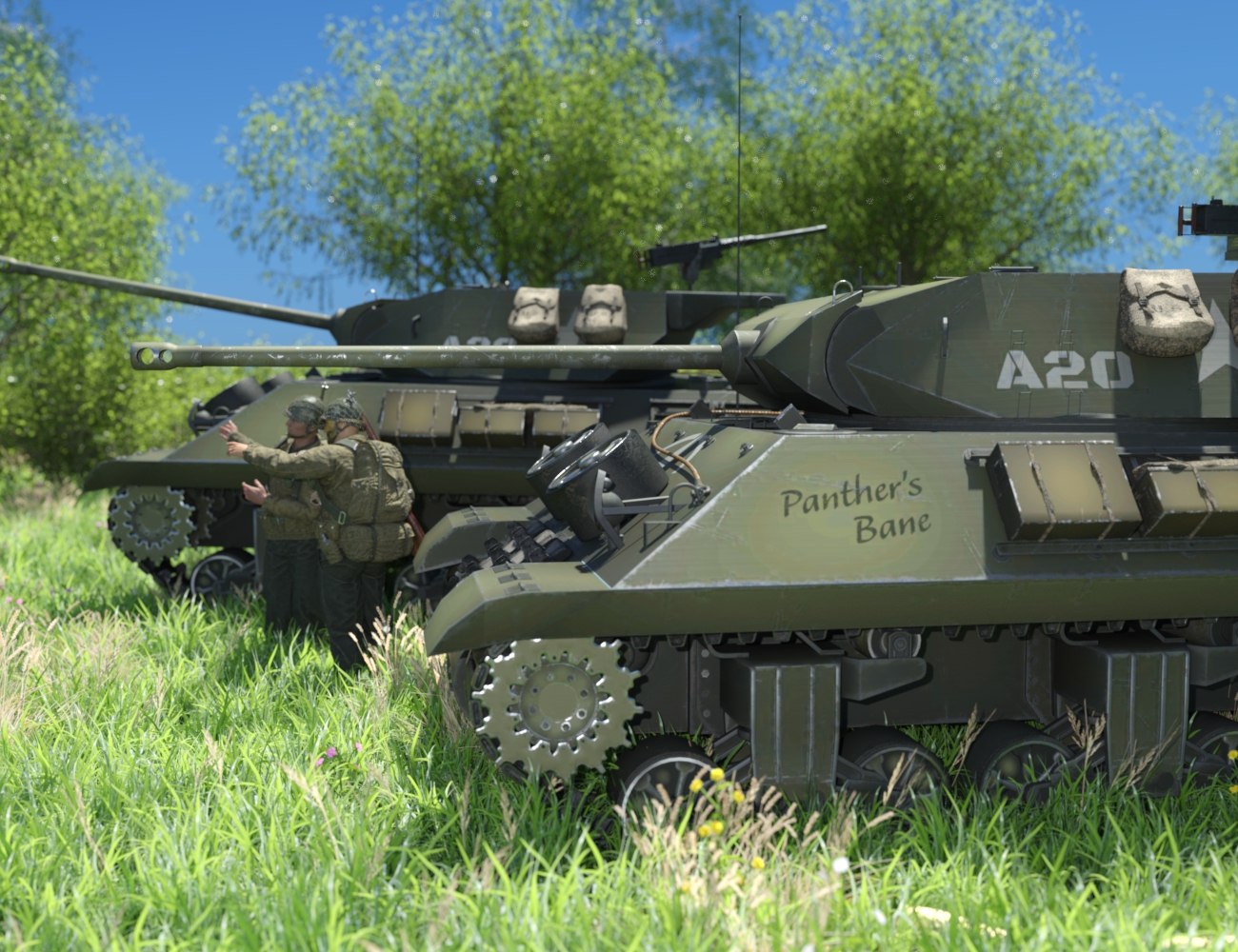 M10-M36 Wolverine TD | Daz 3D