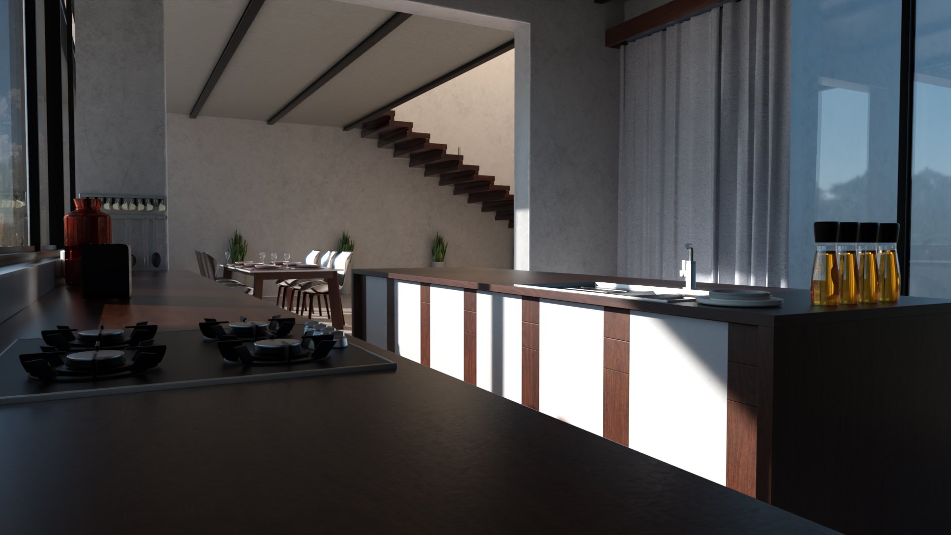 Modern Lux Loft | Daz 3D