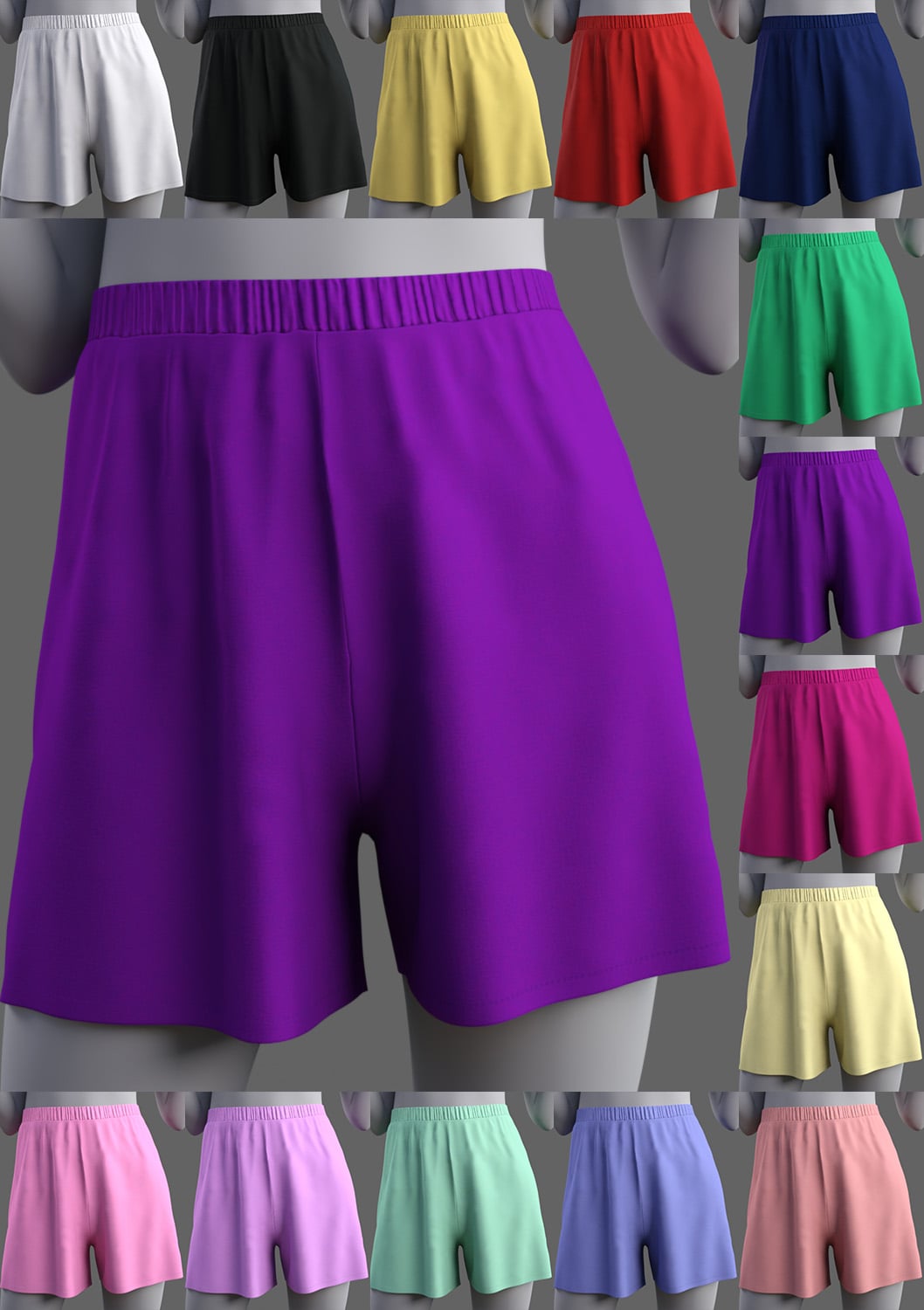 CHB dForce Pearl Kids Capsule Wardrobe for Genesis 9 | Daz 3D