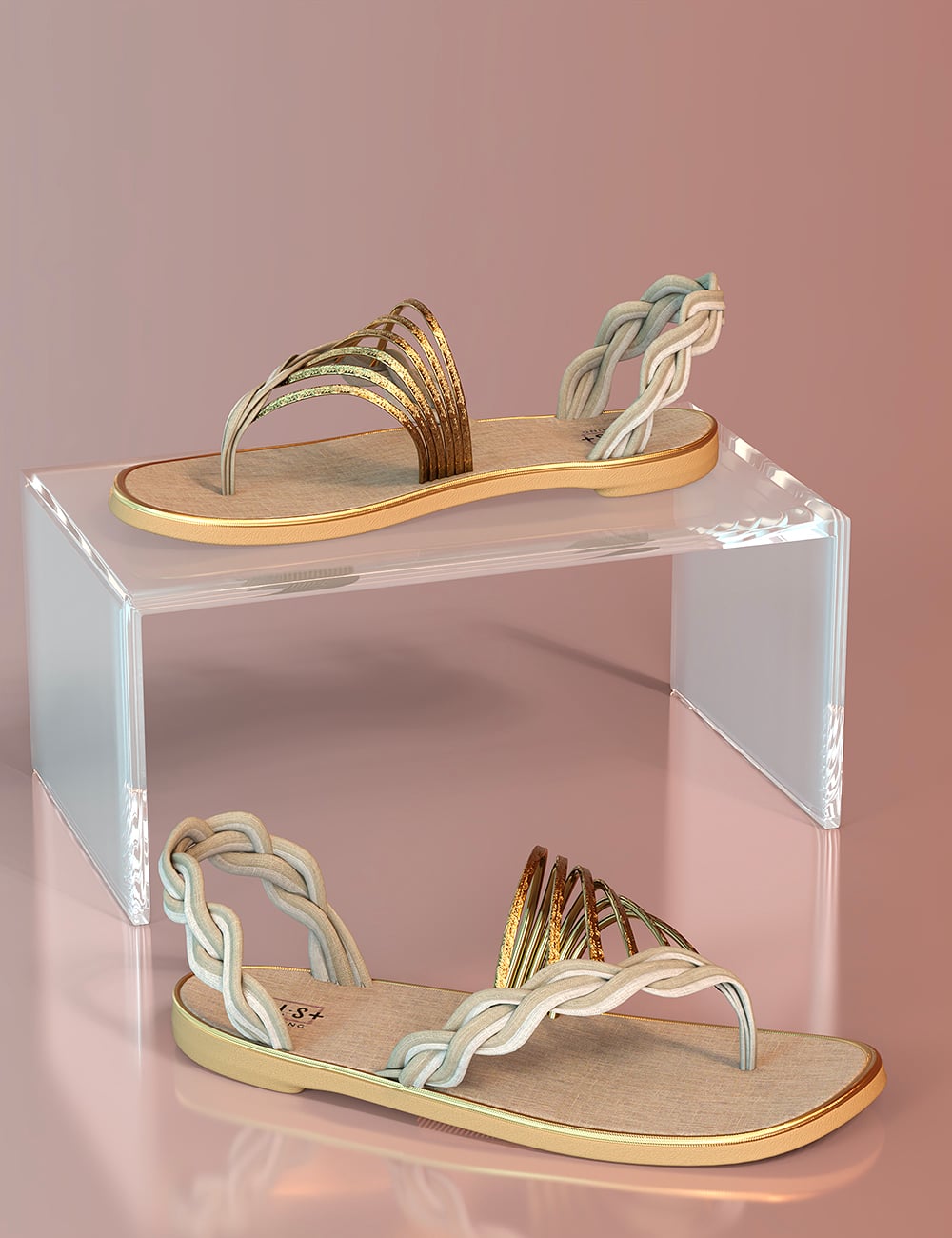 Shoe Closet 01 for Genesis 9 | Daz 3D