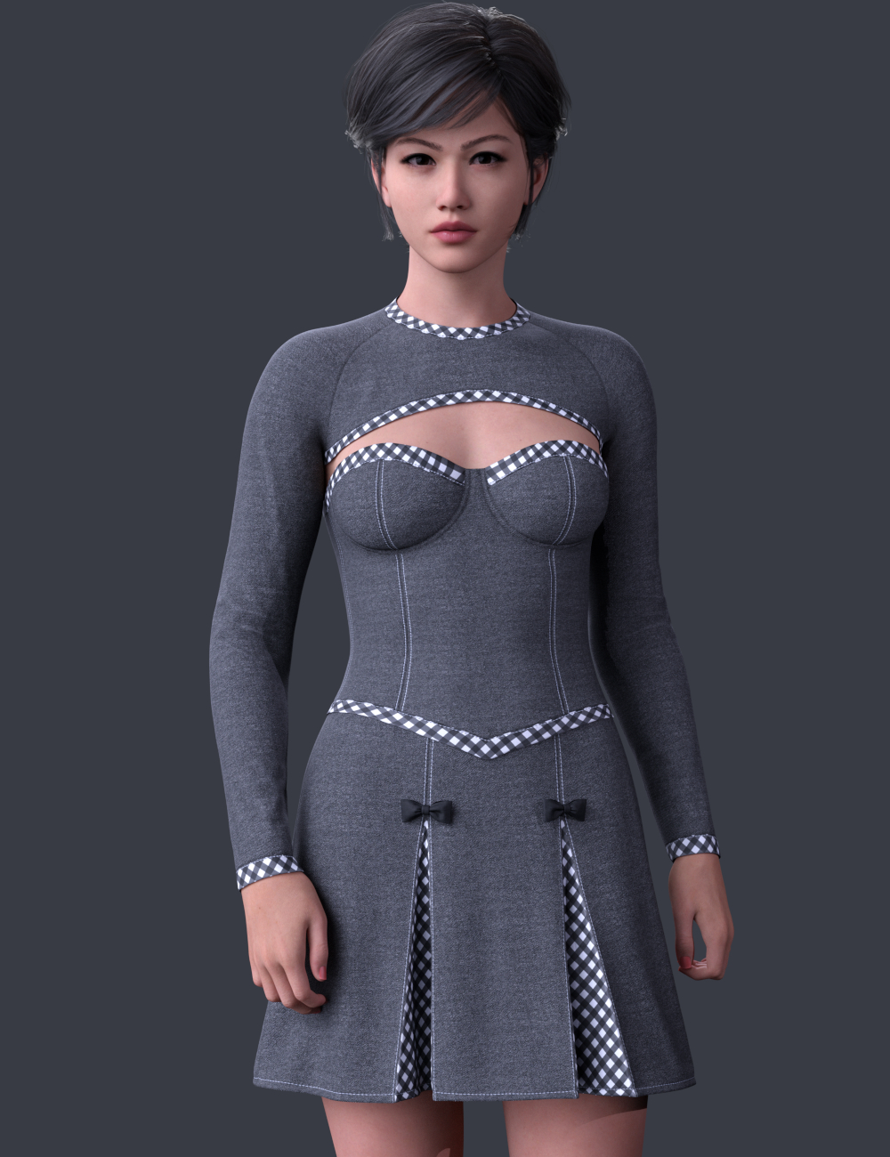 dForce Denim Delight Outfit for Genesis 9 | Daz 3D