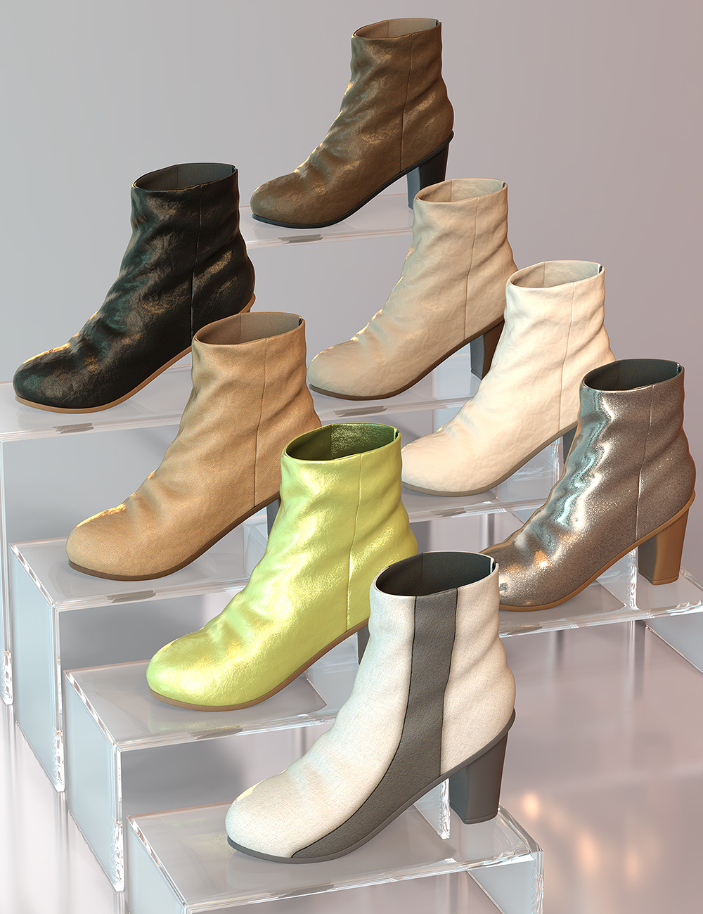 Texture Pack for Shoe Closet 01 for Genesis 8 Females | Daz 3D