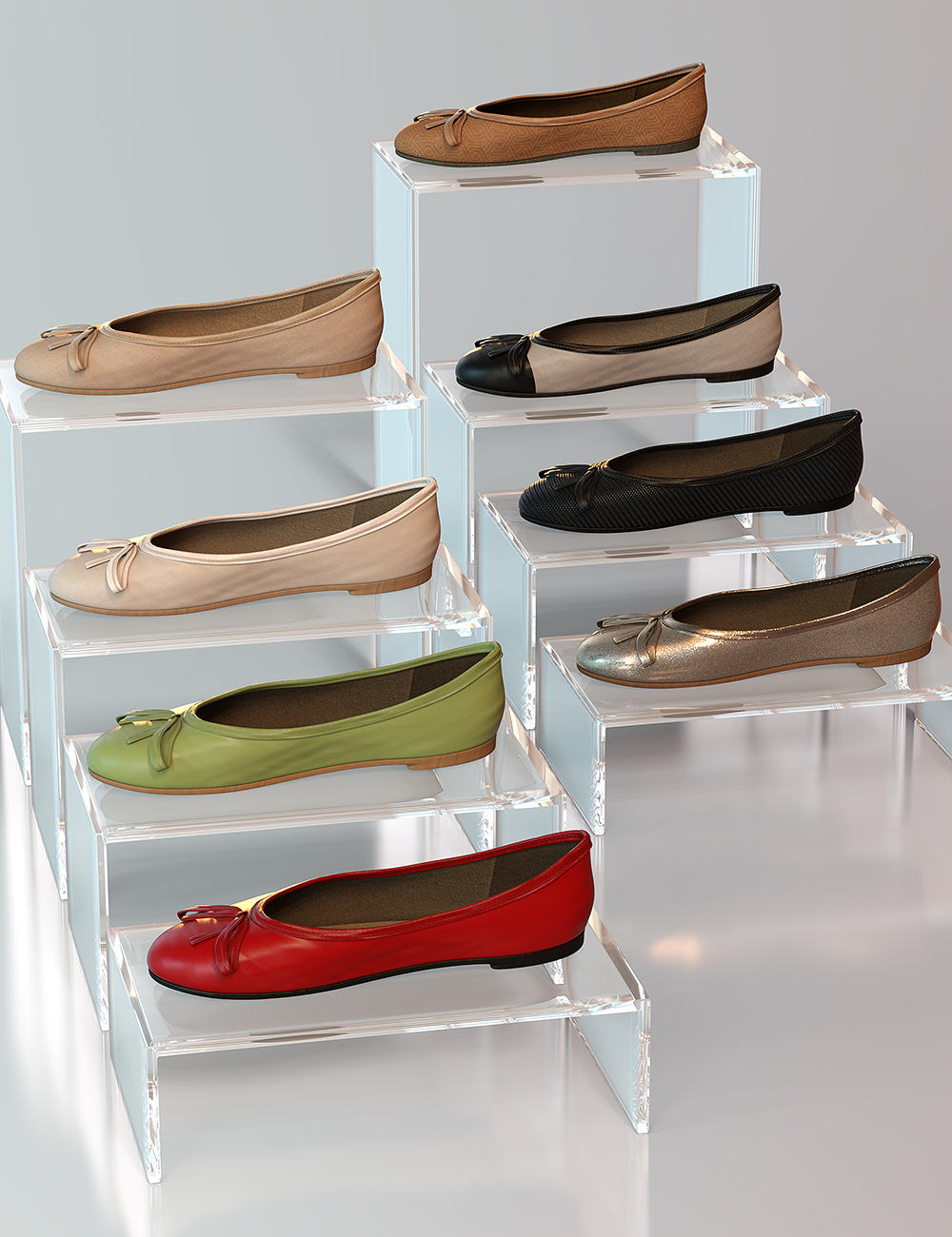 Texture Pack for Shoe Closet 01 for Genesis 8 Females | Daz 3D
