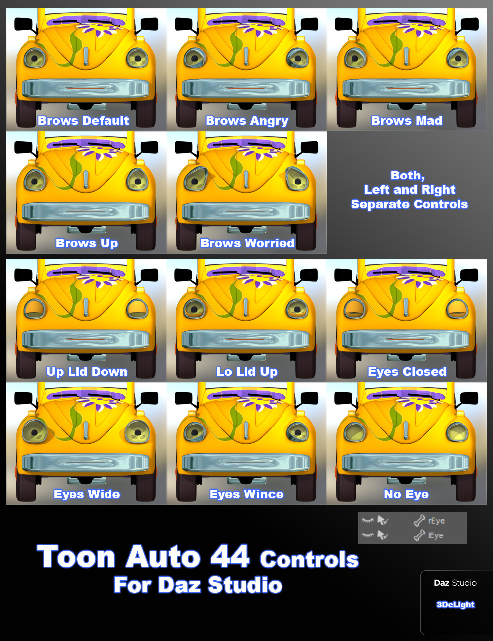 Toon Auto 44 | Daz 3D