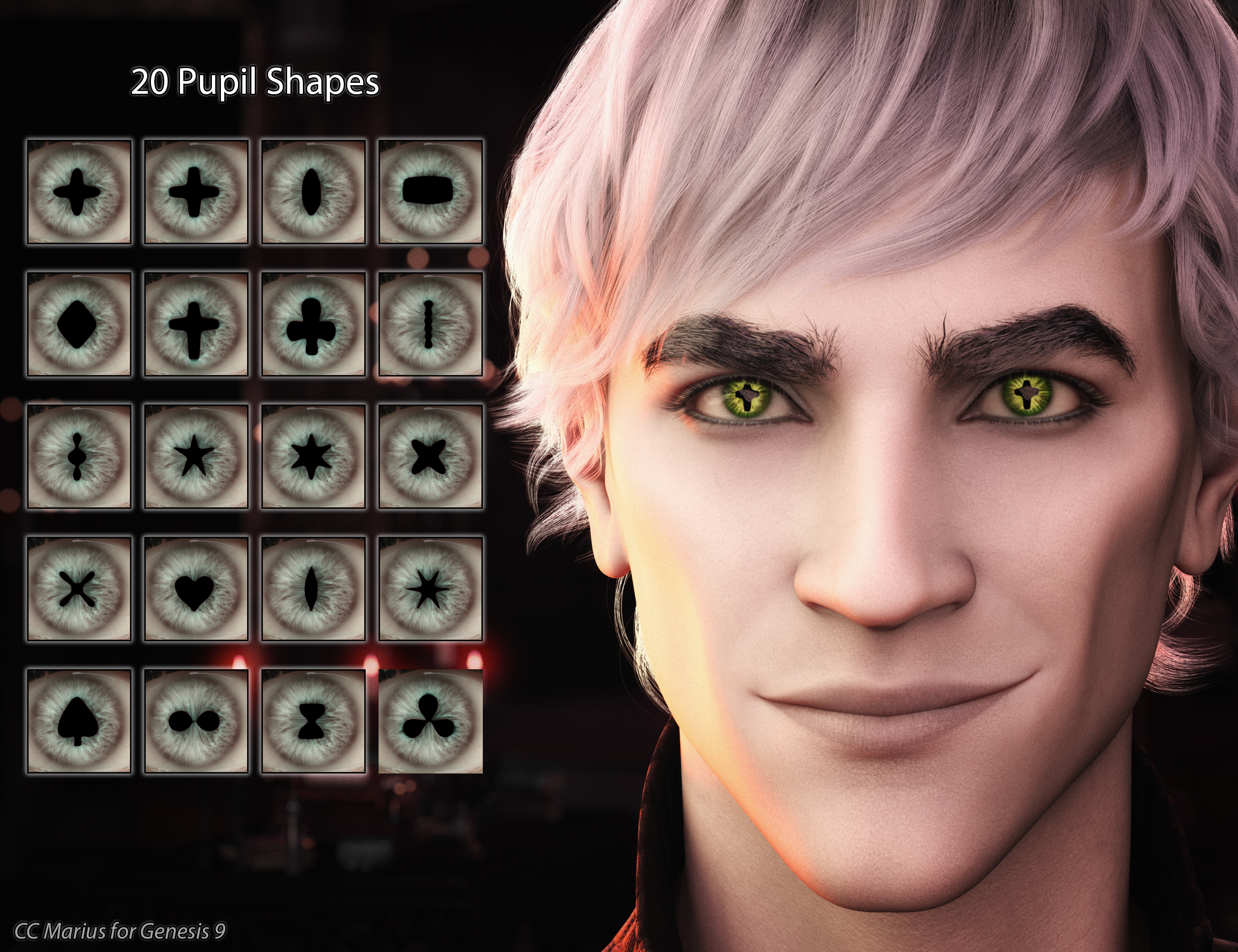 CC Character Kit: Vampire Vagaries MR for Genesis 9 | Daz 3D