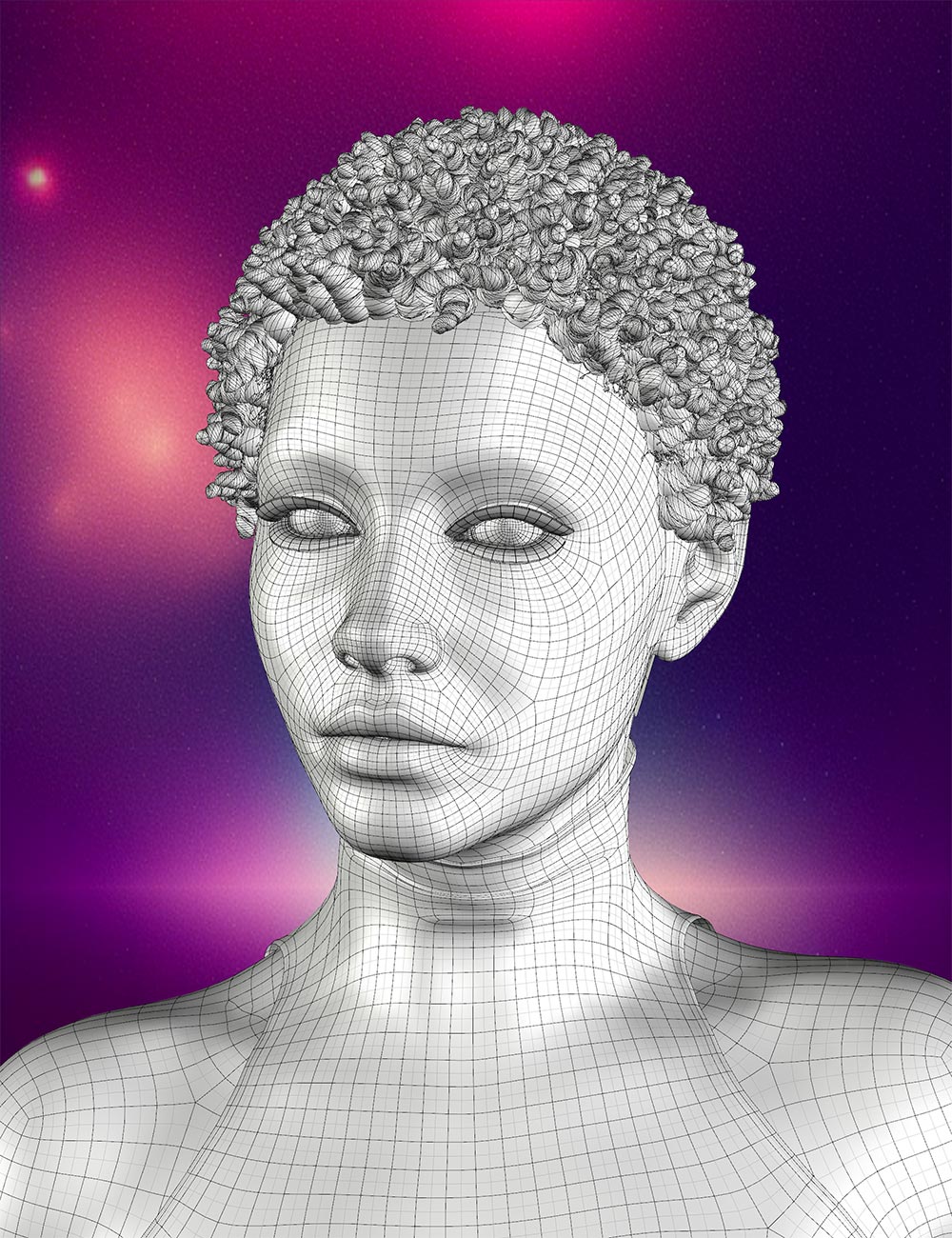 Tama Hair for Genesis 9 and 8 | Daz 3D