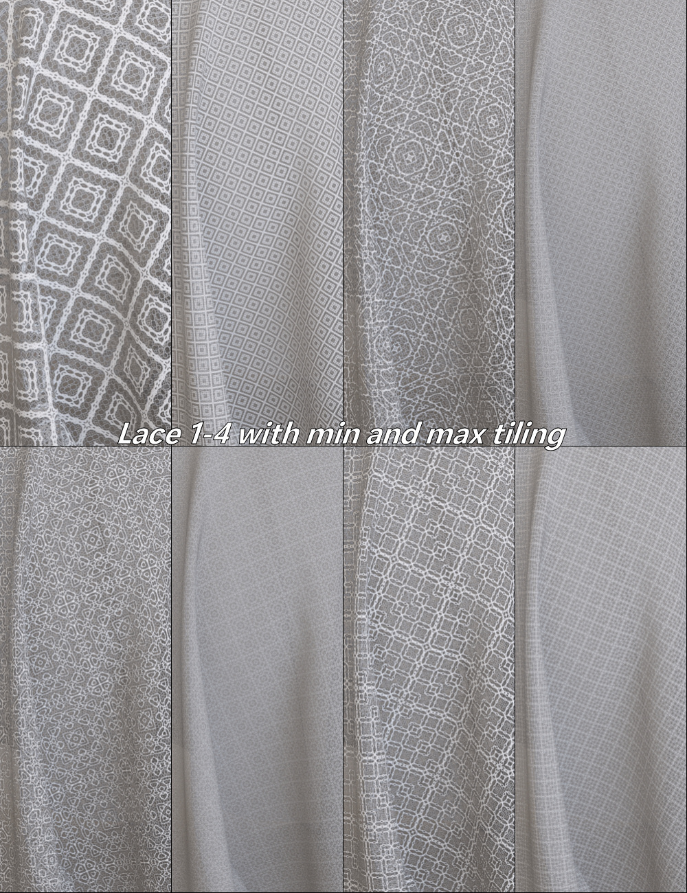 MMX Lace Shaders and Patterns for Iray | Daz 3D