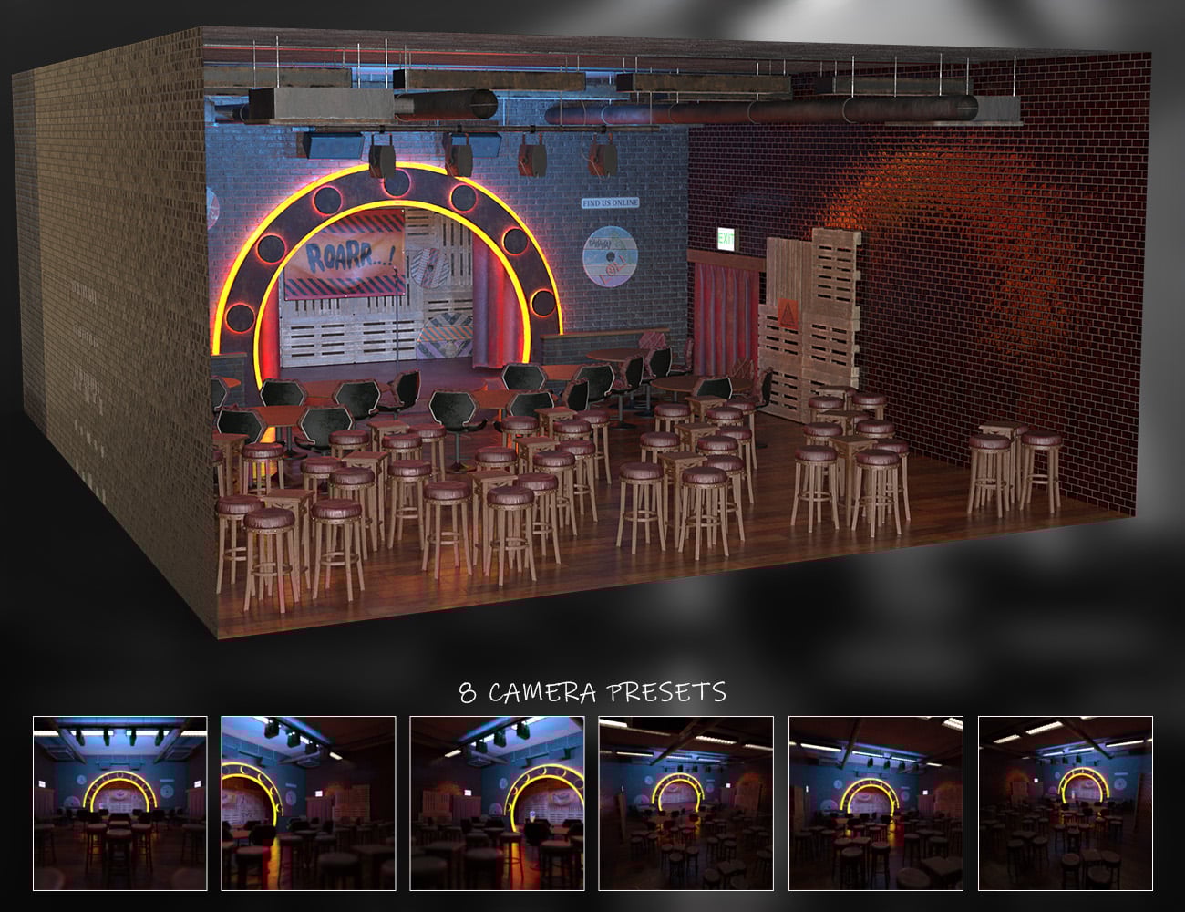 Comedy Club | Daz 3D