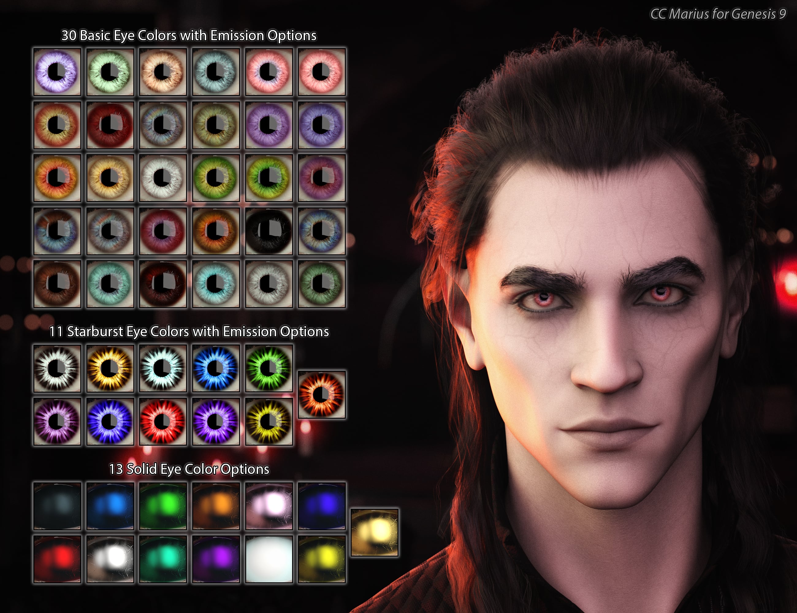 CC Vampire Legends for Genesis 9 Bundle | Daz 3D