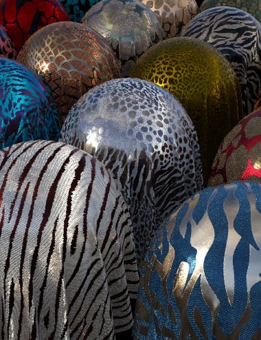 Glitter Animal Fabric Iray Shaders - MR | Daz 3D