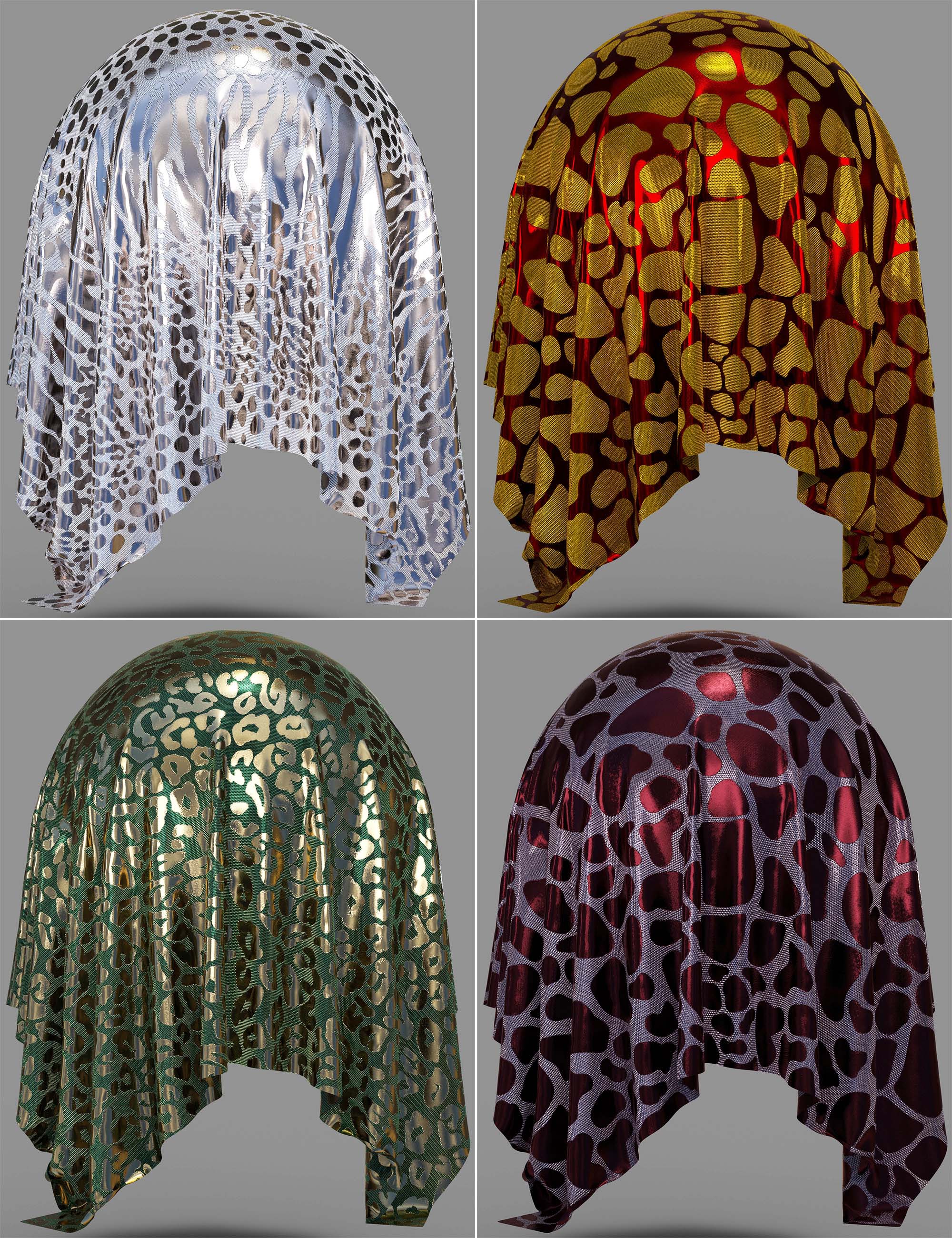 Glitter Animal Fabric Iray Shaders - MR | Daz 3D