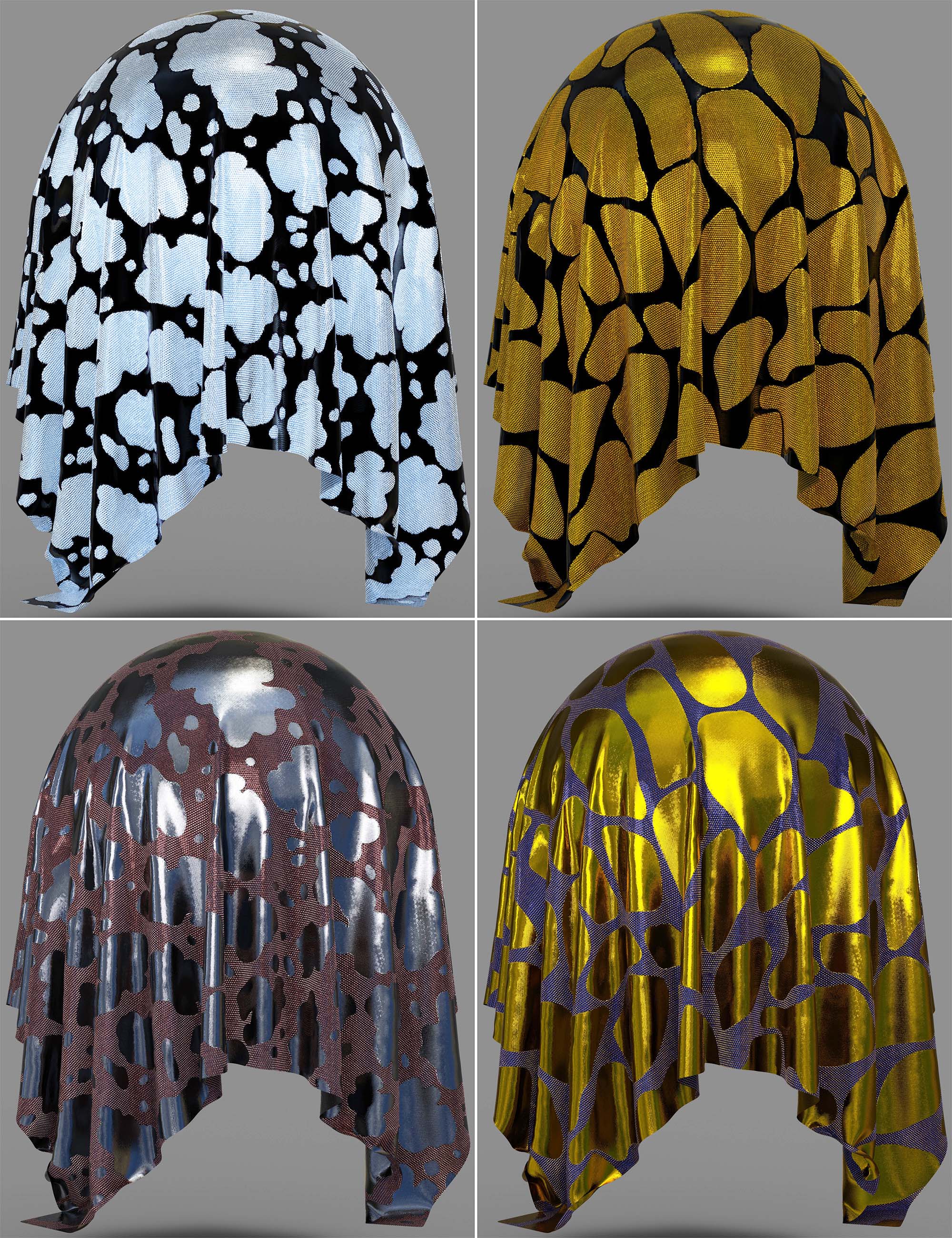 Glitter Animal Fabric Iray Shaders - MR | Daz 3D