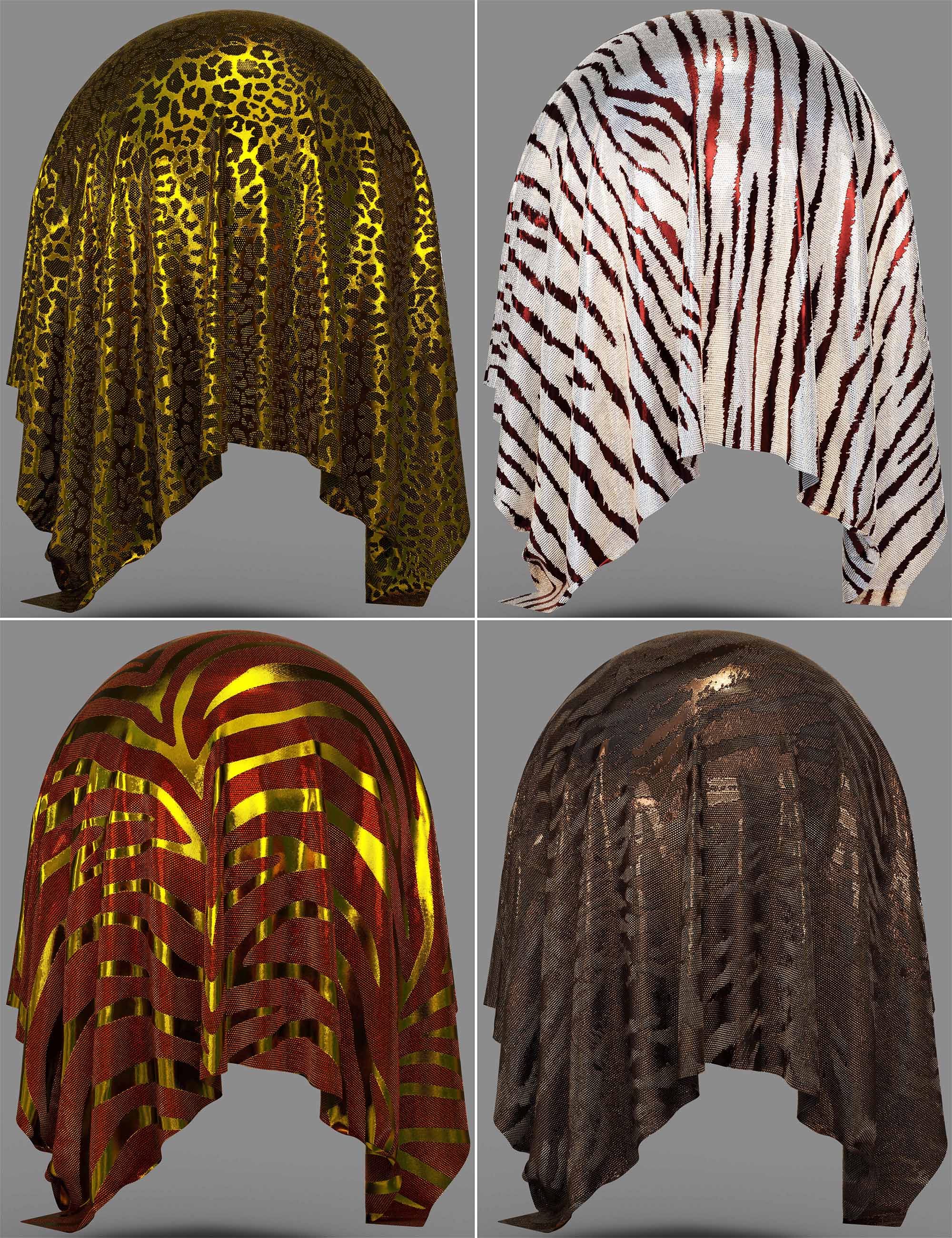 Glitter Animal Fabric Iray Shaders - MR | Daz 3D