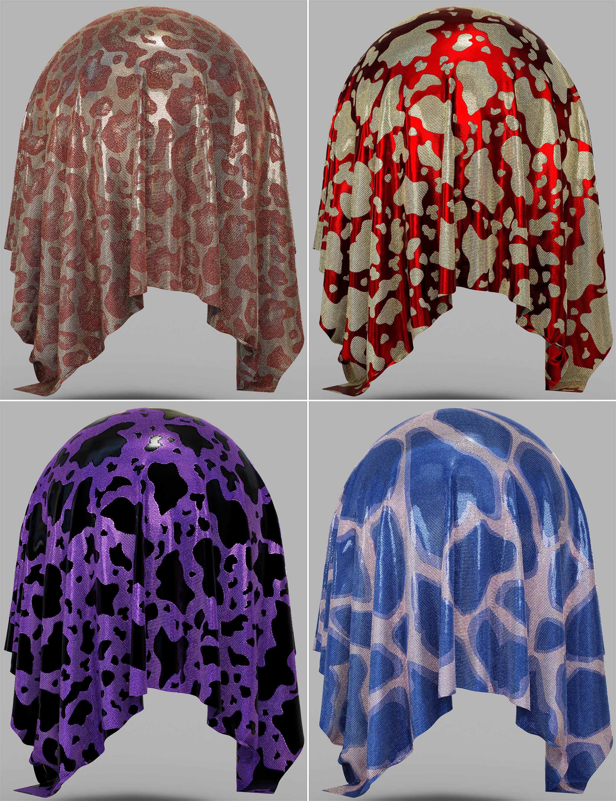 Glitter Animal Fabric Iray Shaders - MR | Daz 3D