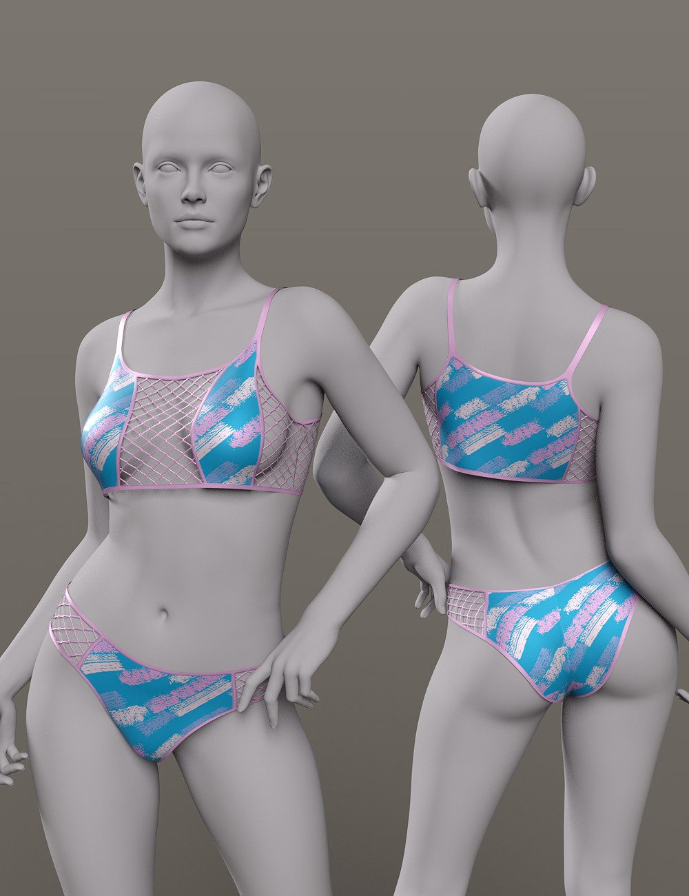 InStyle - dForce CeeCee Basics Outfit for Genesis 9 and 8 Female Add-On | Daz 3D