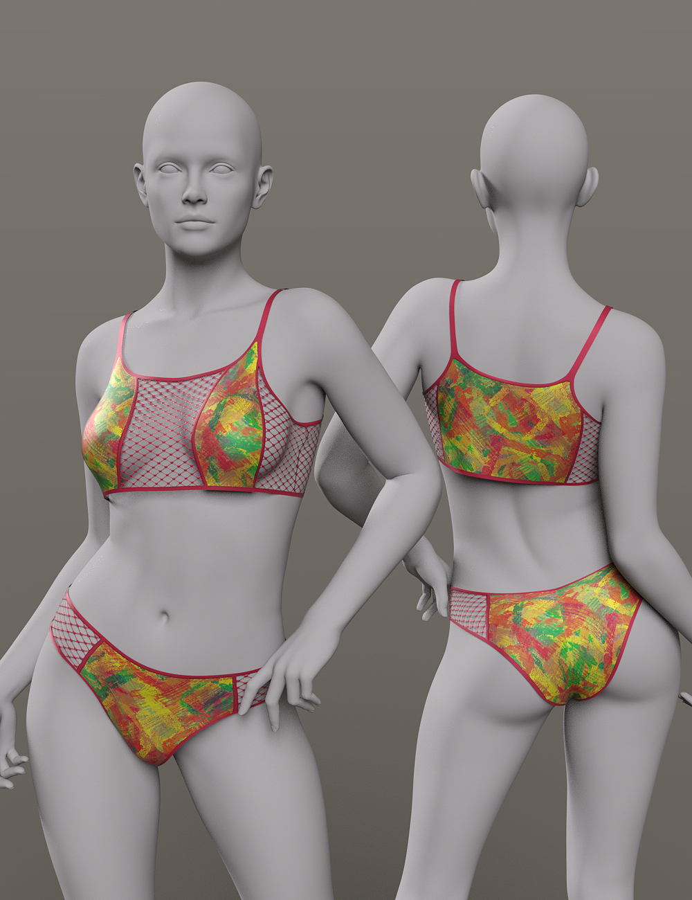 InStyle - dForce CeeCee Basics Outfit for Genesis 9 and 8 Female Add-On | Daz 3D