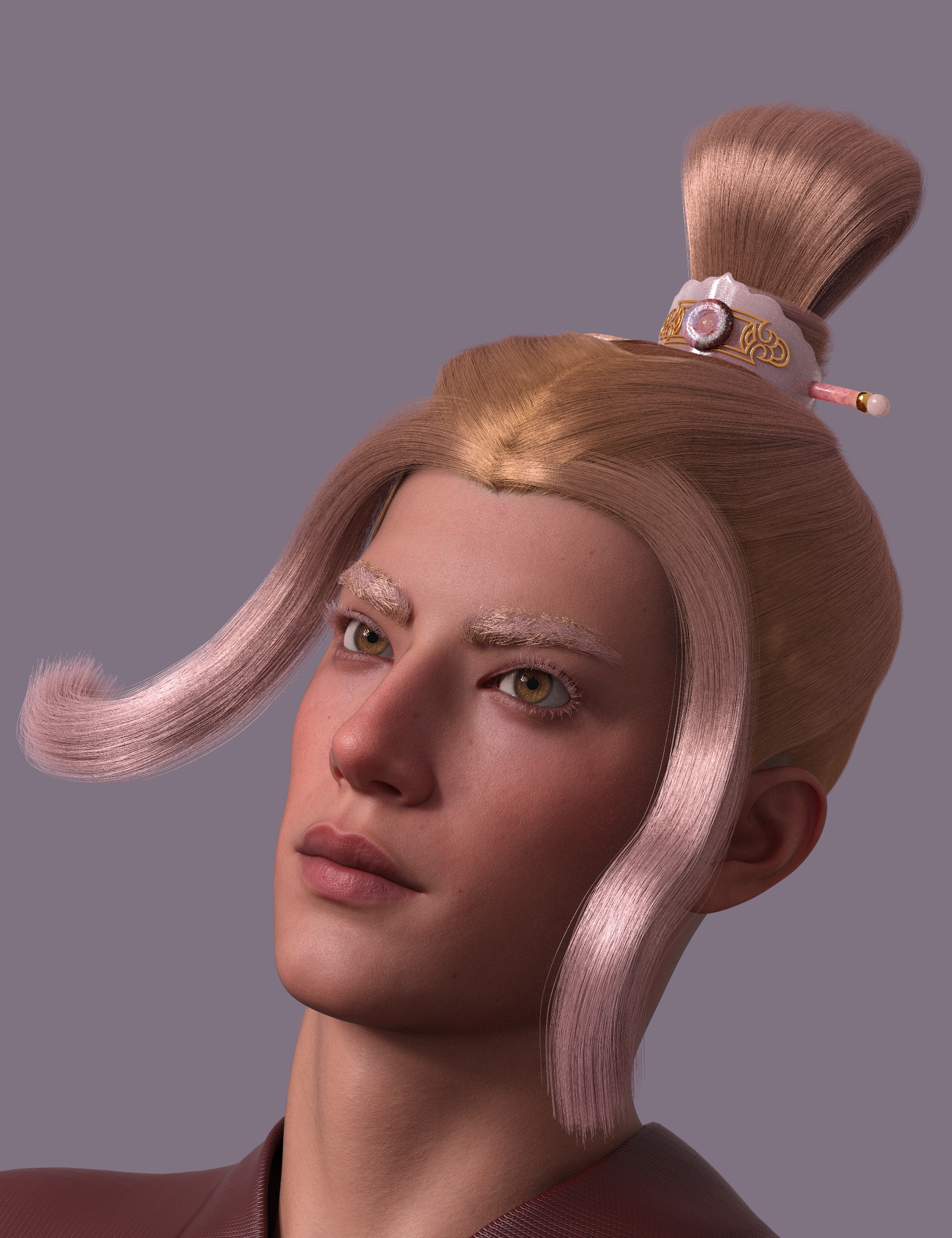 Immortal Heroes Zisheng Hair and Huli Jing Colors Bundle | Daz 3D