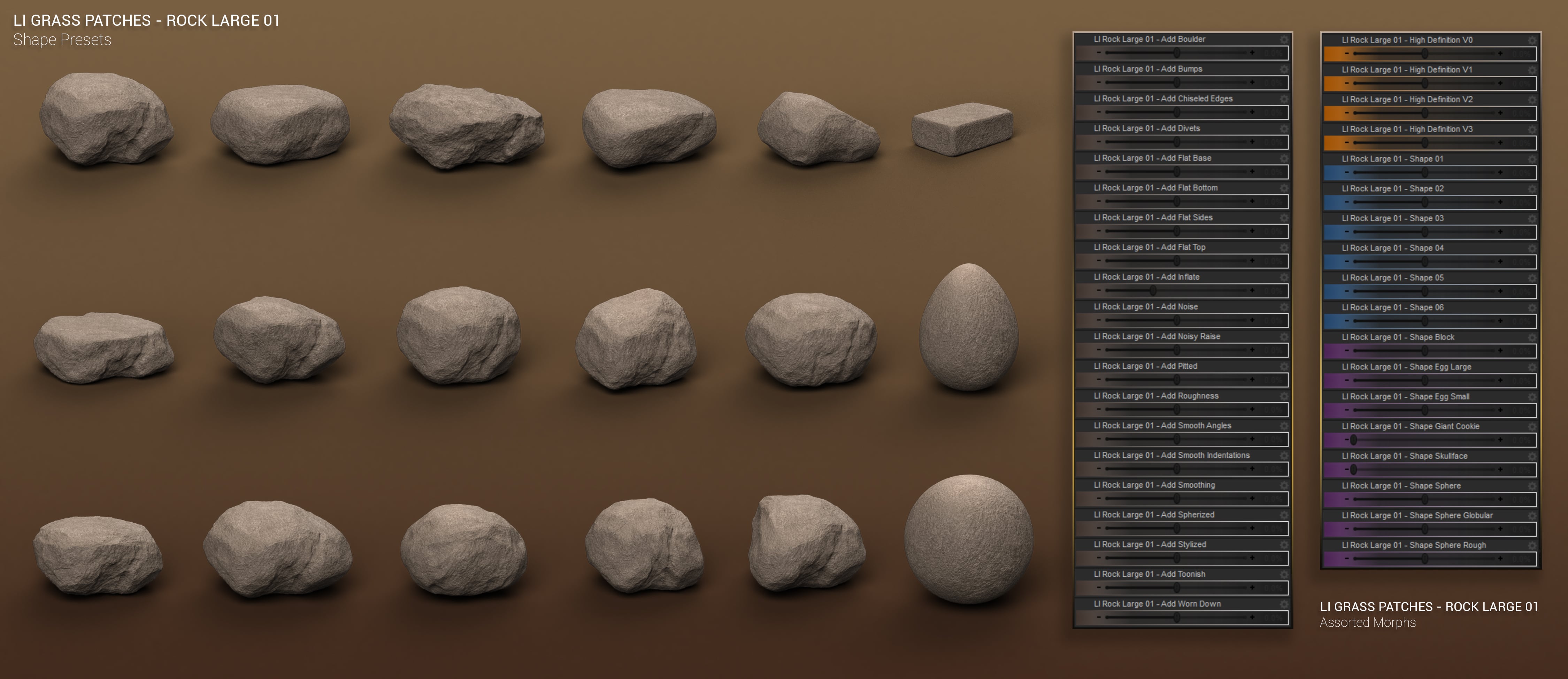 LI Elemental Dynamics - Grass Patches | Daz 3D