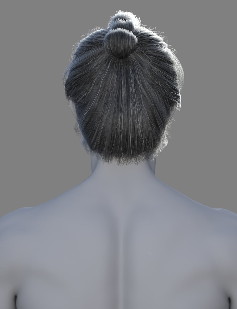 Toshi Hair And Beard for Genesis 9 | Daz 3D