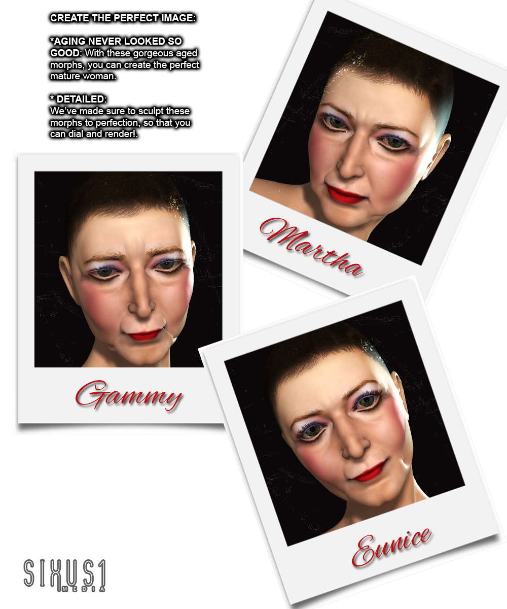 S1M Scarlet: Character Creators Facial Morphs | Daz 3D