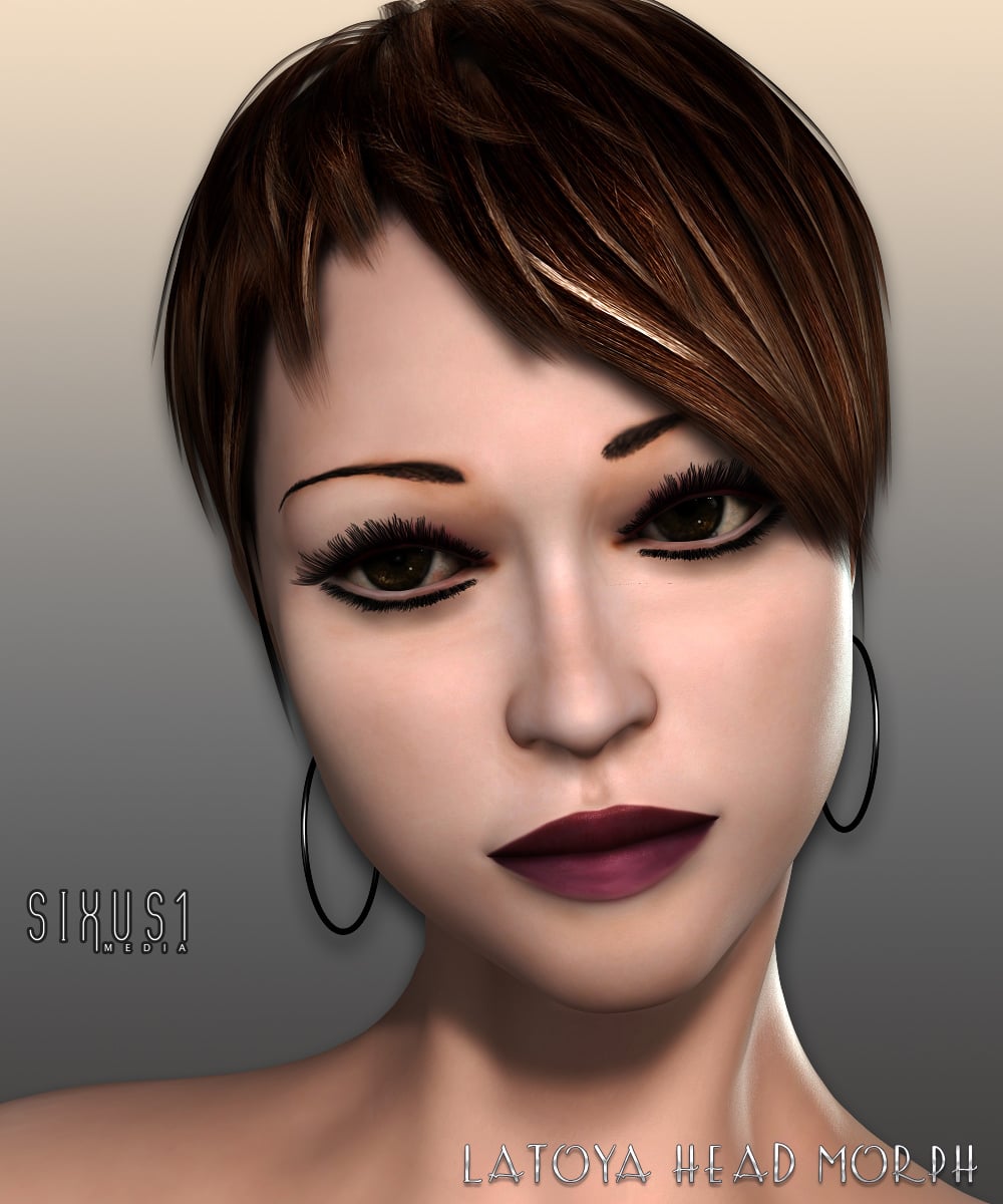 S1M Scarlet: Character Creators Facial Morphs | Daz 3D