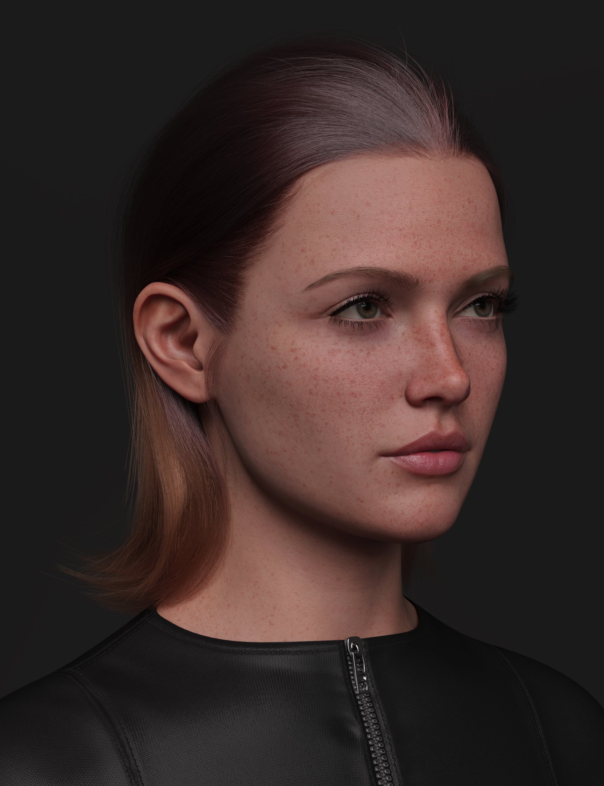 dForce Strand-Based Short and Long Slicked Back Hair Color Expansion ...