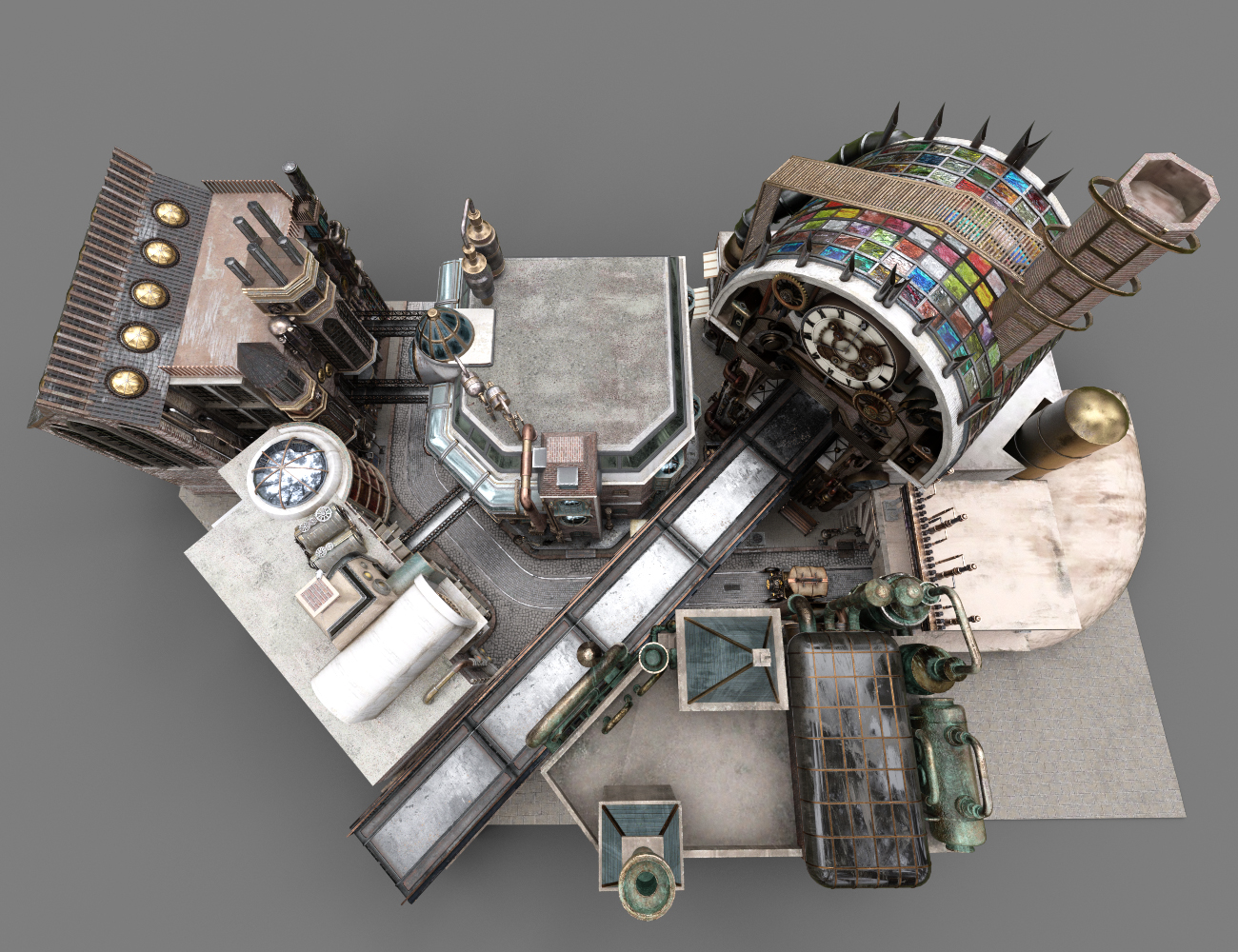 XI Steampunk City | Daz 3D