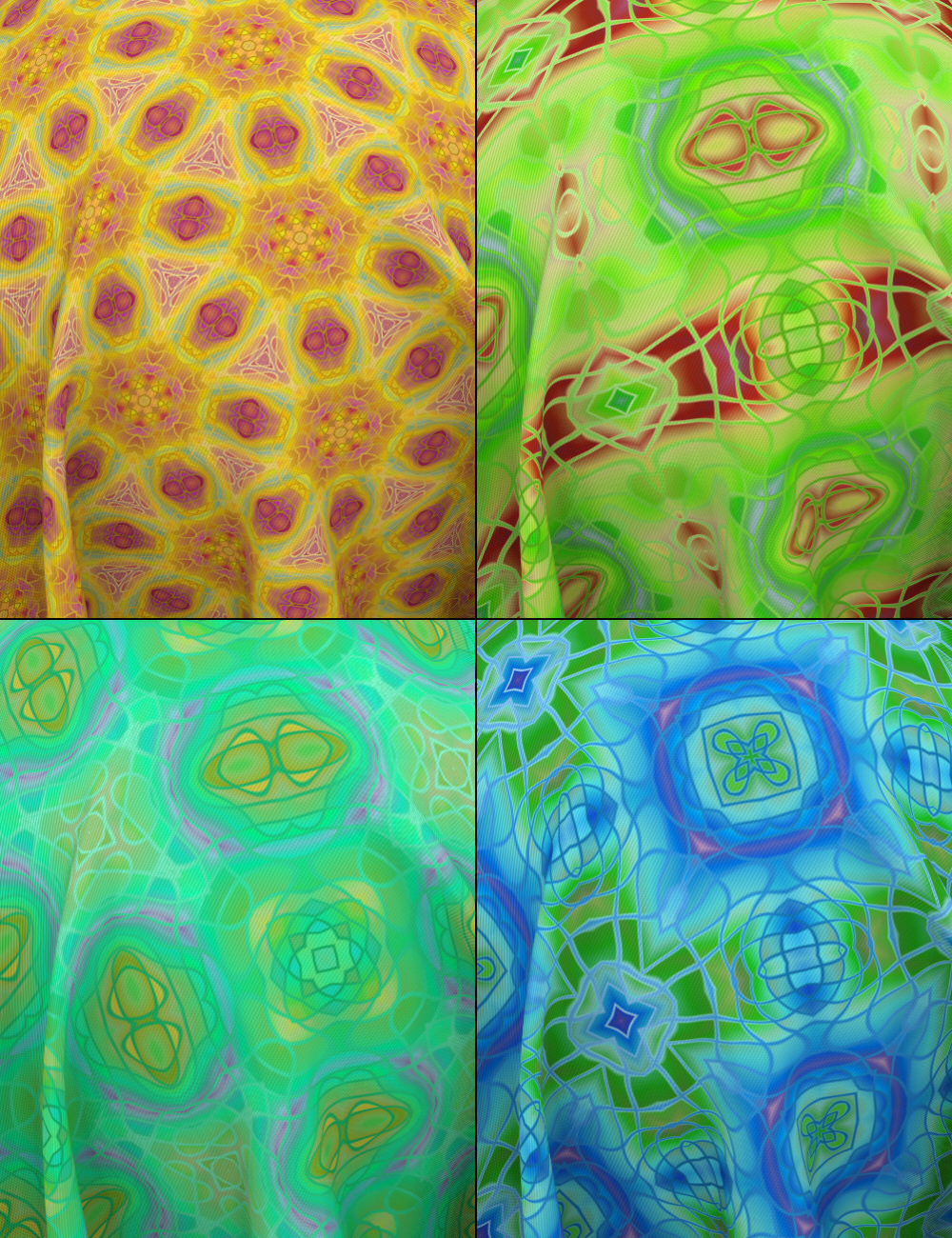 MMX Fancy Fabric Patterns 2 for Iray | Daz 3D