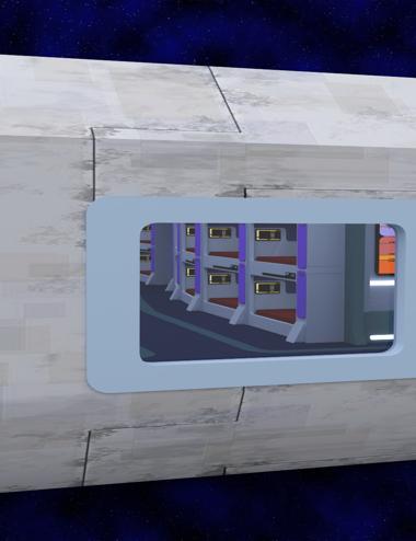 Futuristic Crew Bunks for DAZ Studio | Daz 3D