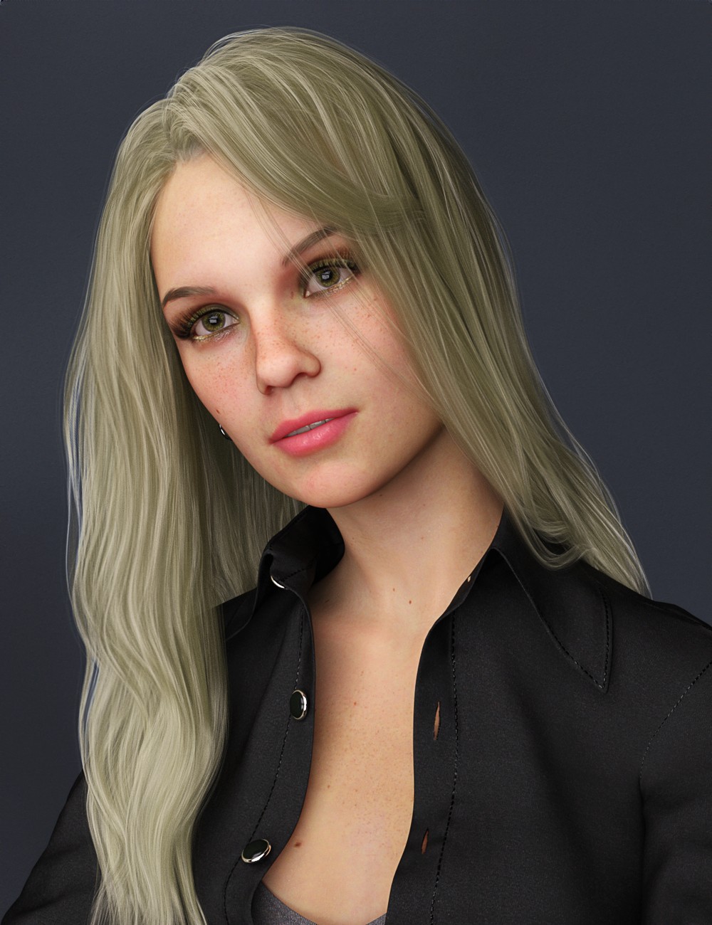 dForce CS Gentle Wave Hair for Genesis 9 | Daz 3D
