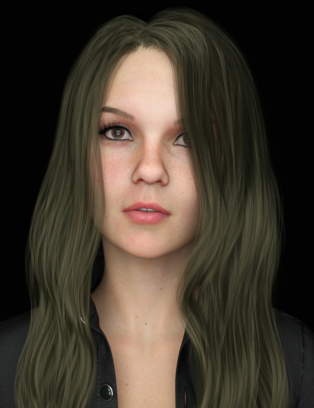 dForce CS Gentle Wave Hair for Genesis 9 | Daz 3D