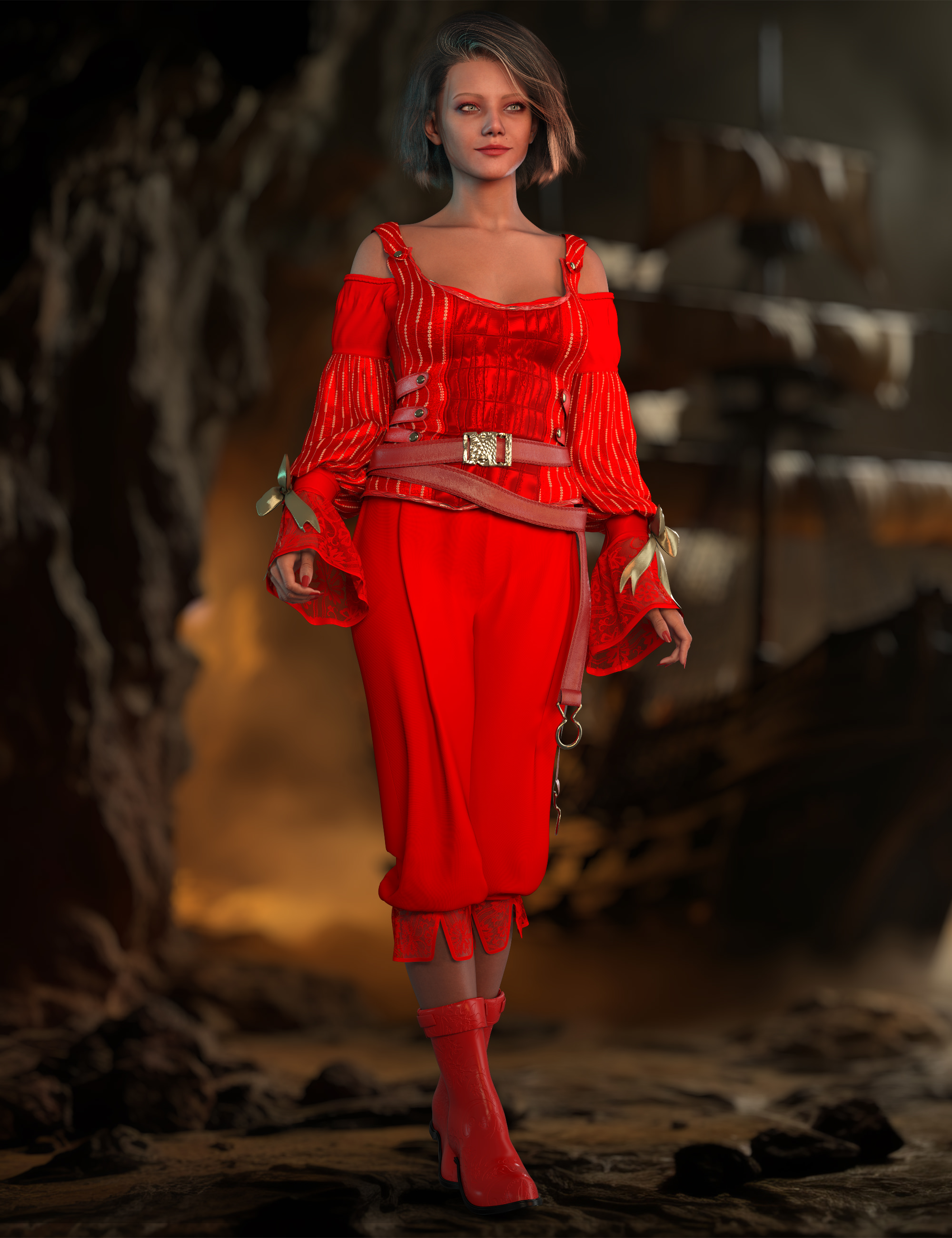 dForce Isolda Outfit for Genesis 9 | Daz 3D