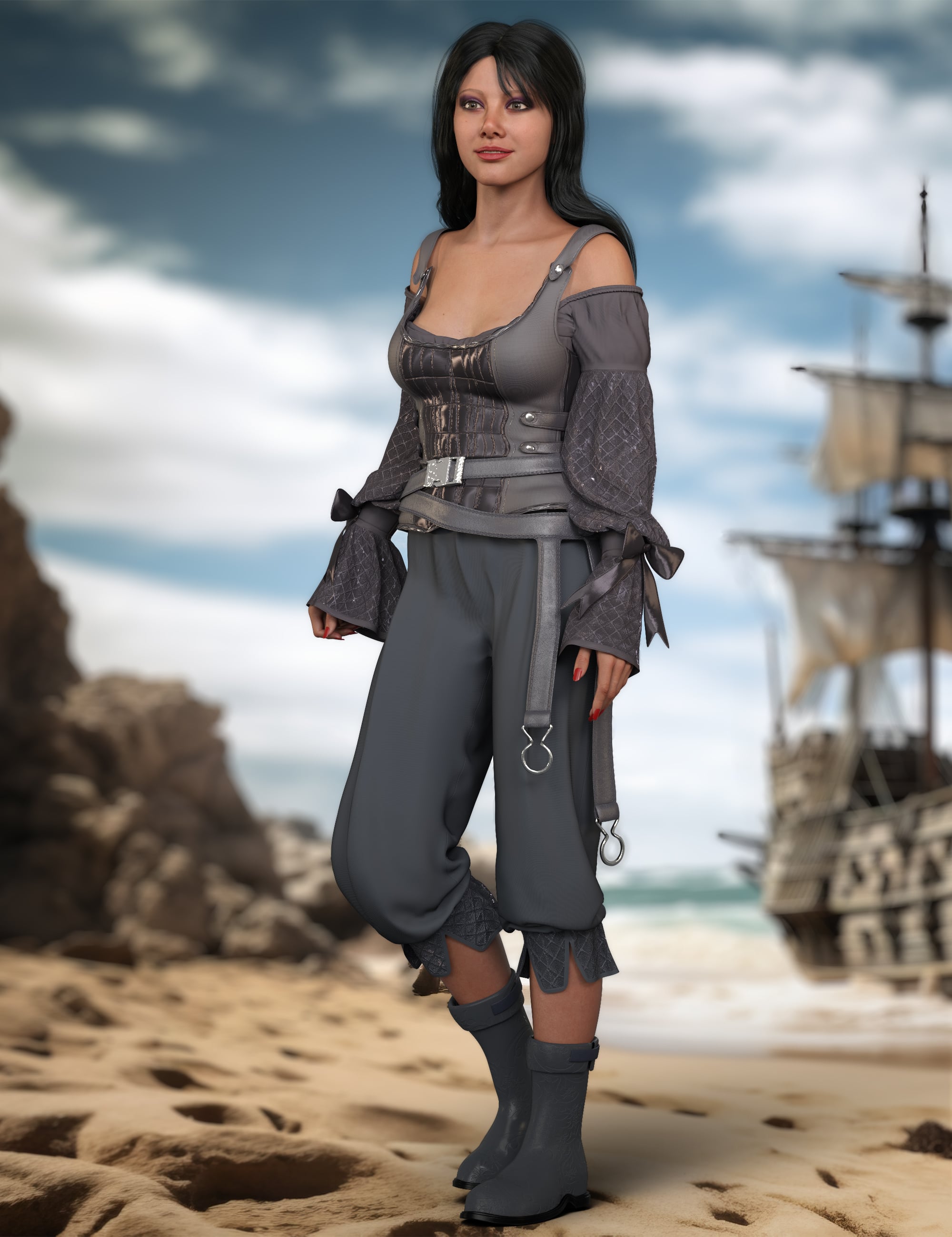 dForce Isolda Outfit for Genesis 9 | Daz 3D