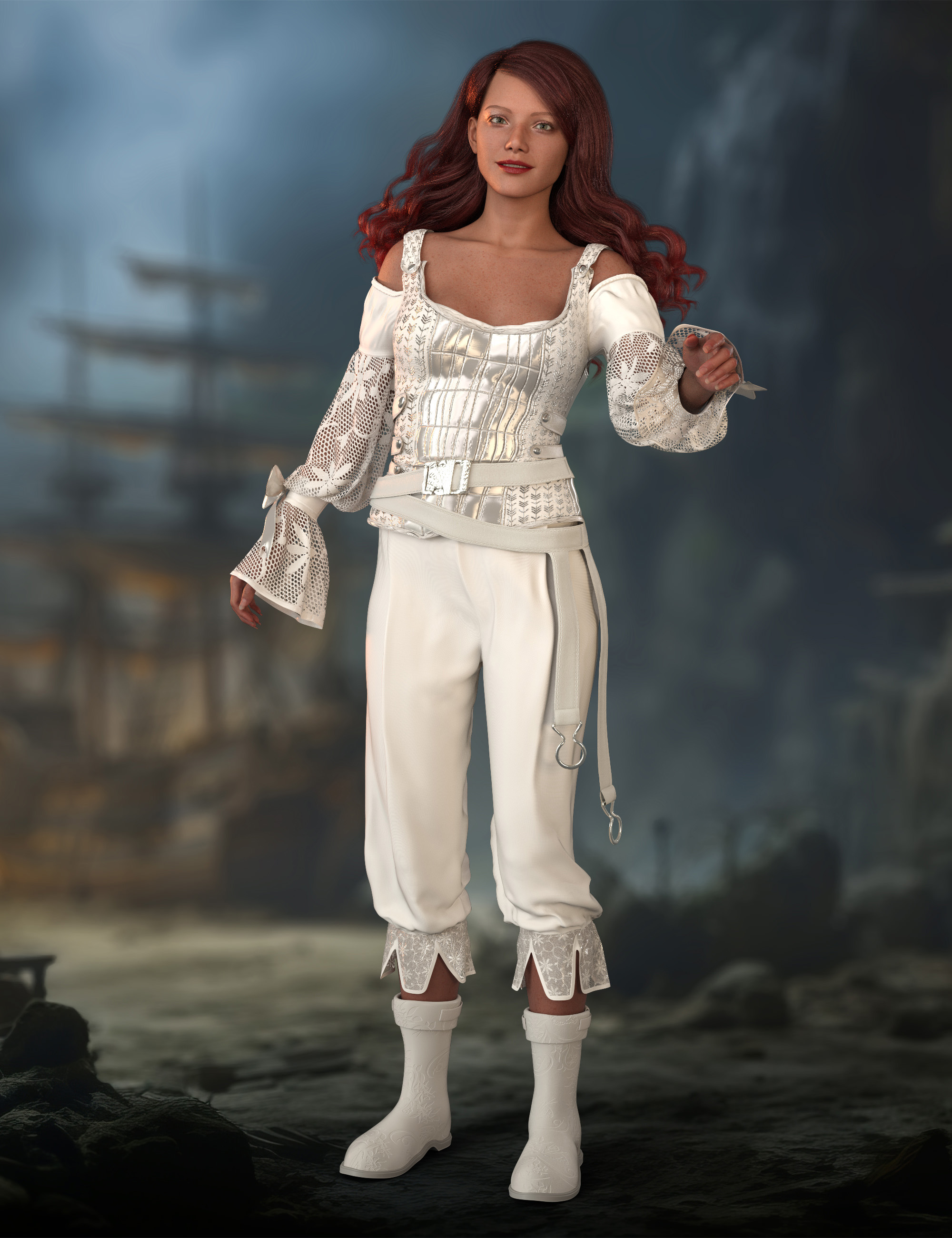 dForce Isolda Outfit for Genesis 9 | Daz 3D