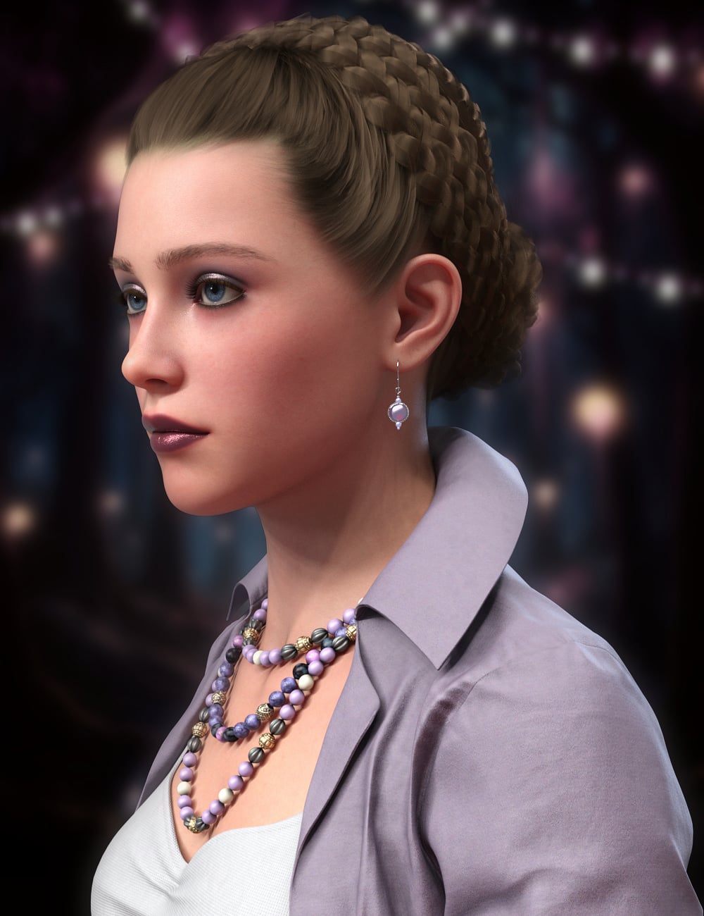 Semantha Hair for Genesis 9 and 8.1 | Daz 3D