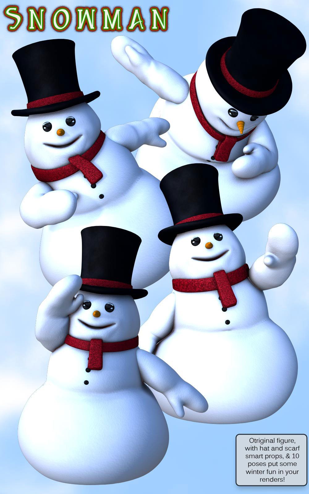 S1M Snowman | Daz 3D