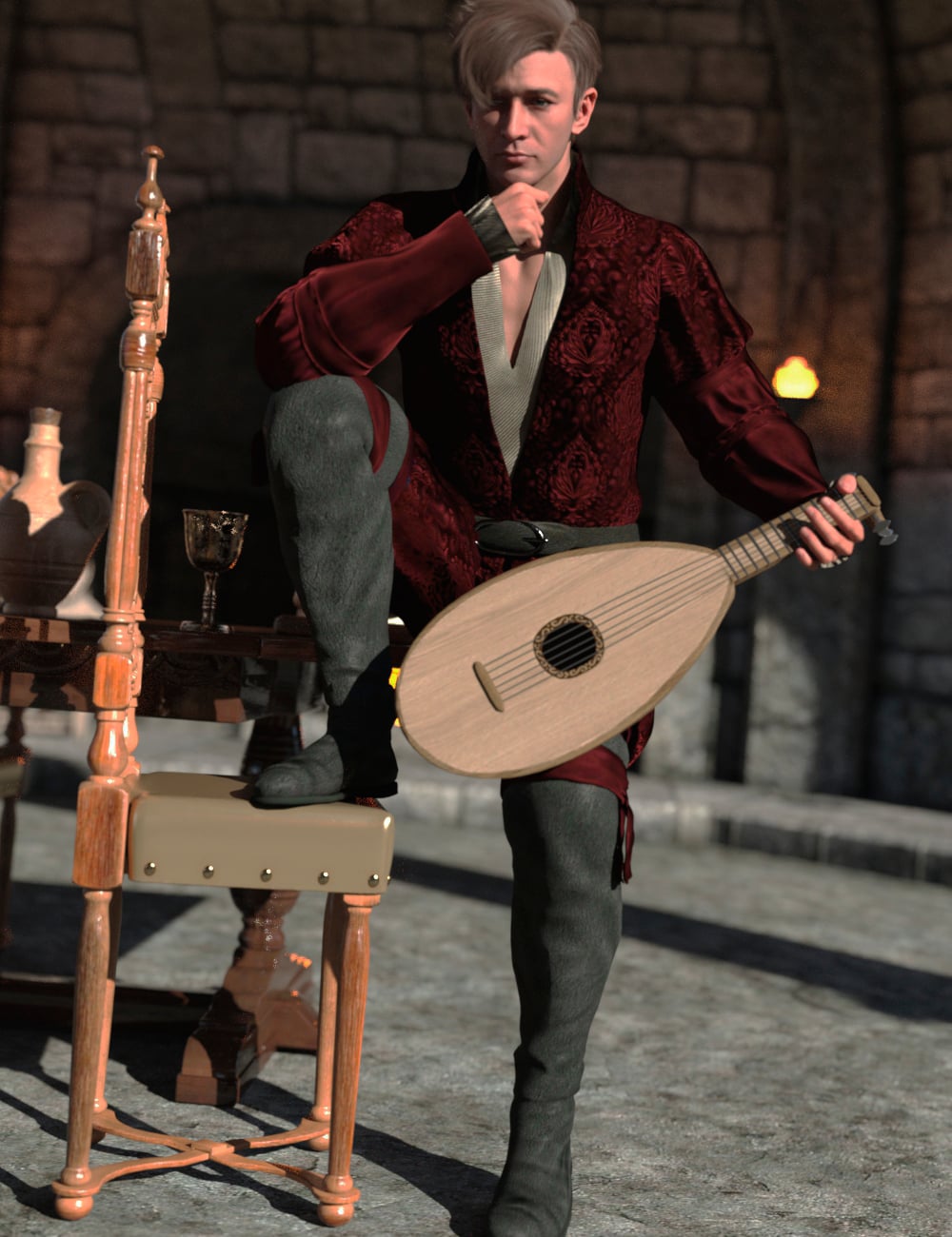 The Minstrel for Genesis 9 ⋆ Freebies Daz 3D
