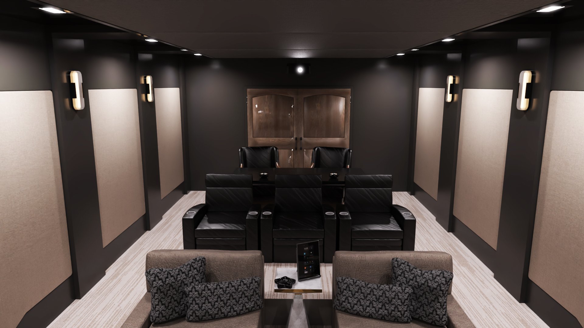 Mini Theater Room | Daz 3D