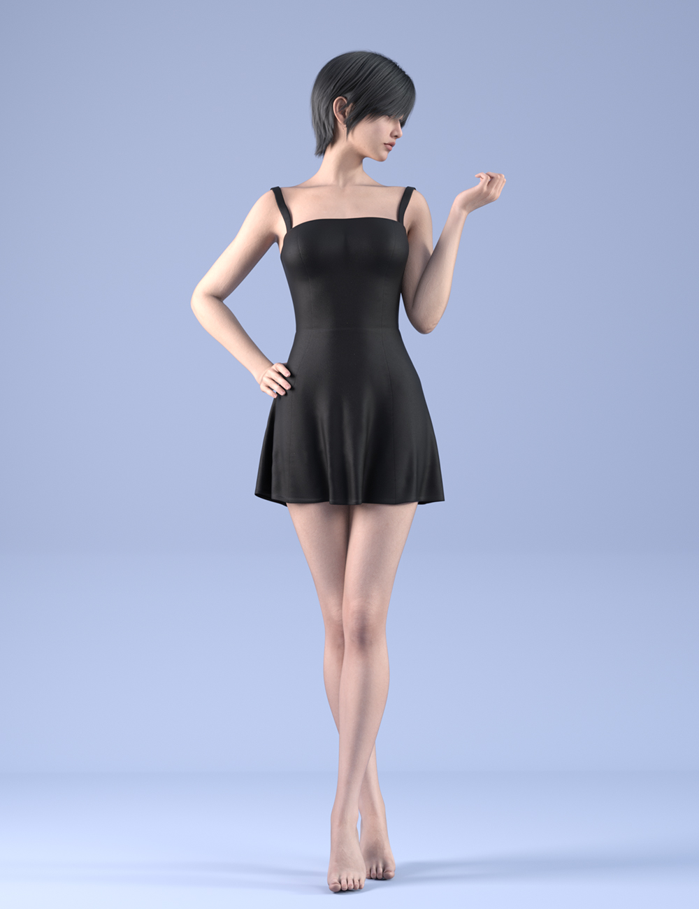 dForce HnC24 Swim Dresses Outfits for Genesis 9 | Daz 3D