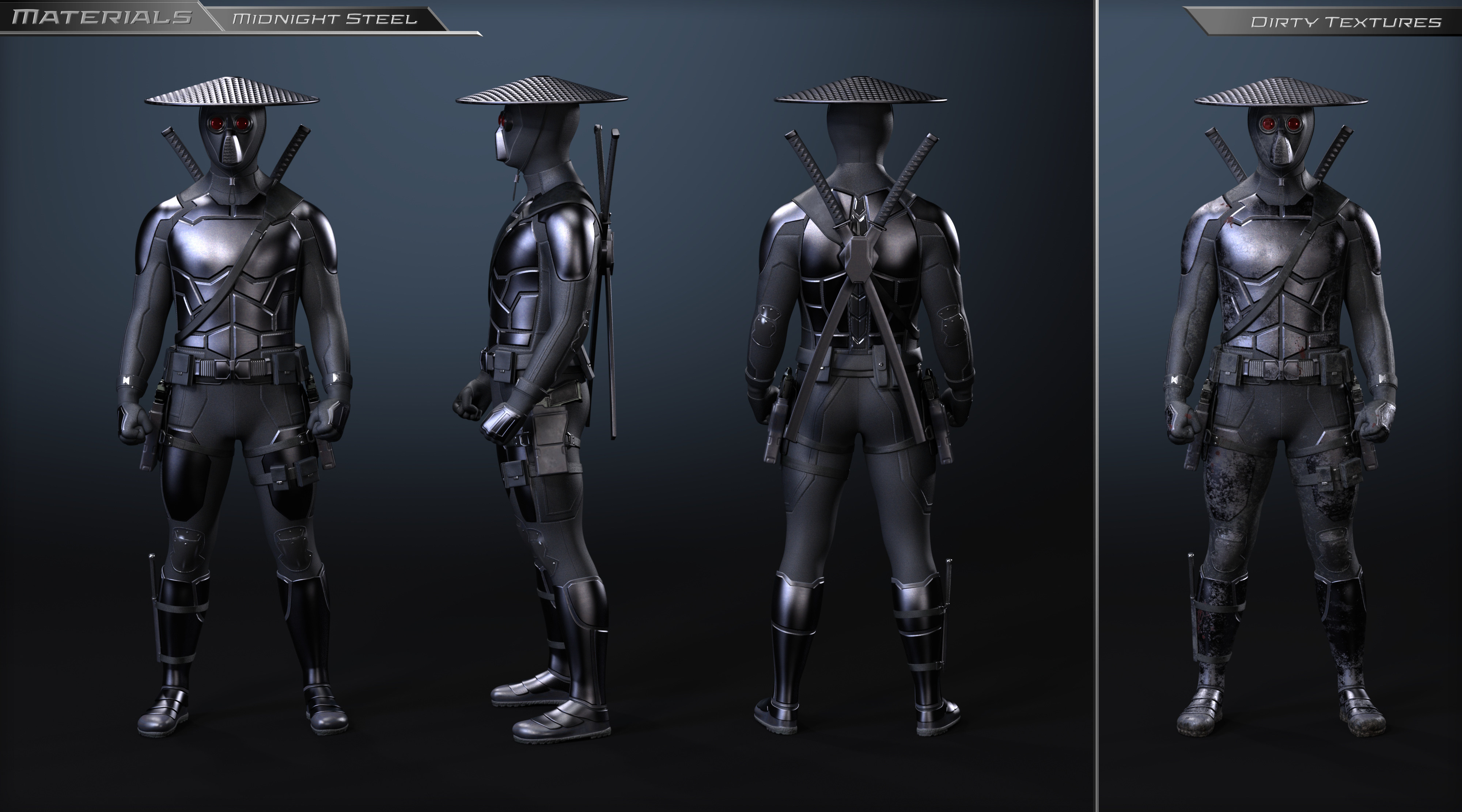 NG Deadly Mercenary for Genesis 9 | Daz 3D