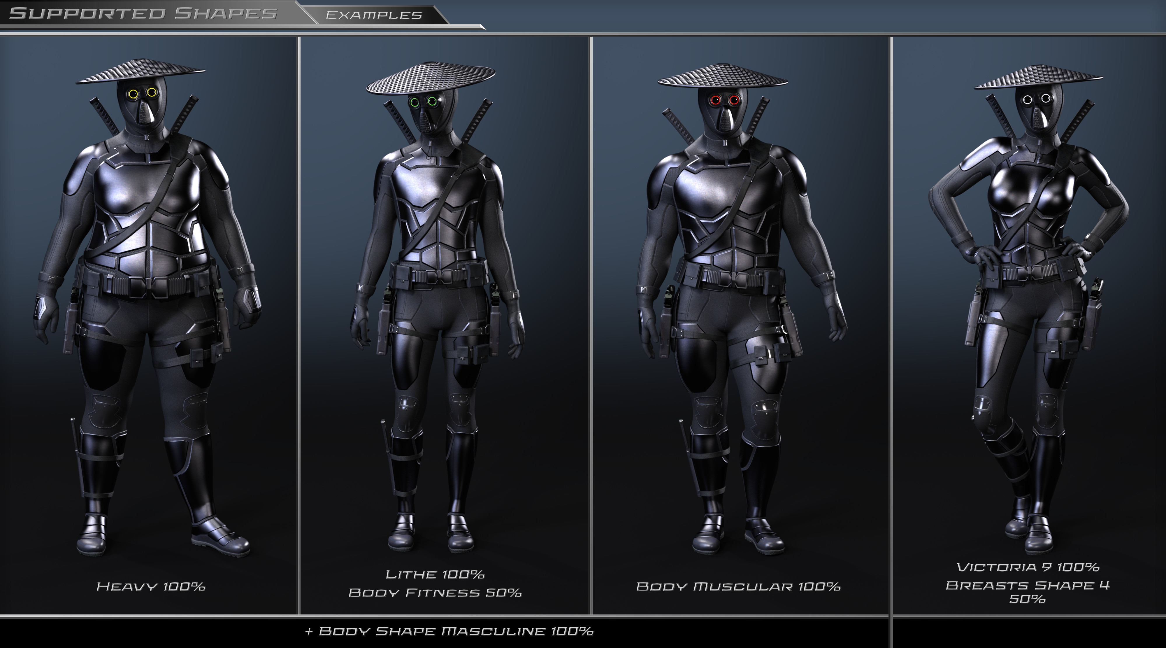 NG Deadly Mercenary for Genesis 9 | Daz 3D