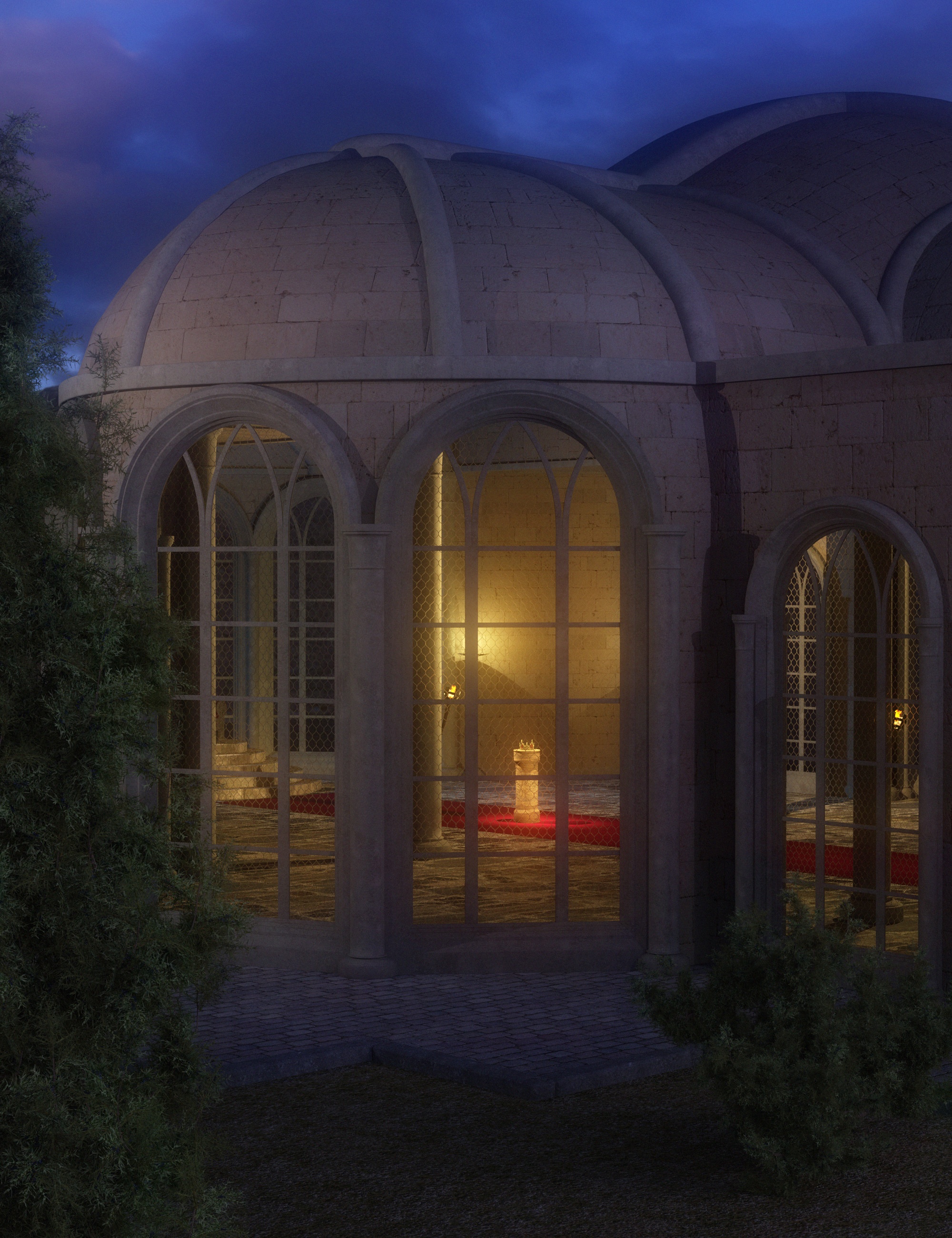 Throne Hall 2 | Daz 3D