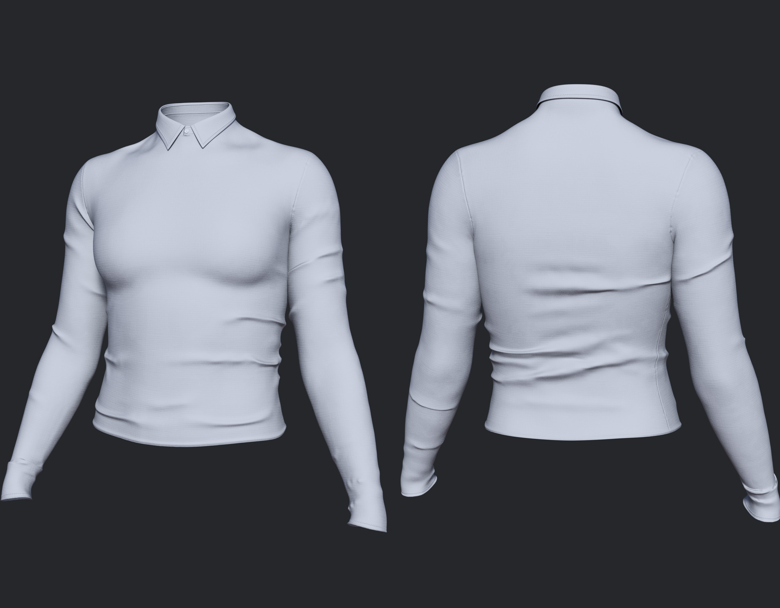 dForce XS Boyfriend Jacket and Shirt for Genesis 9 | Daz 3D