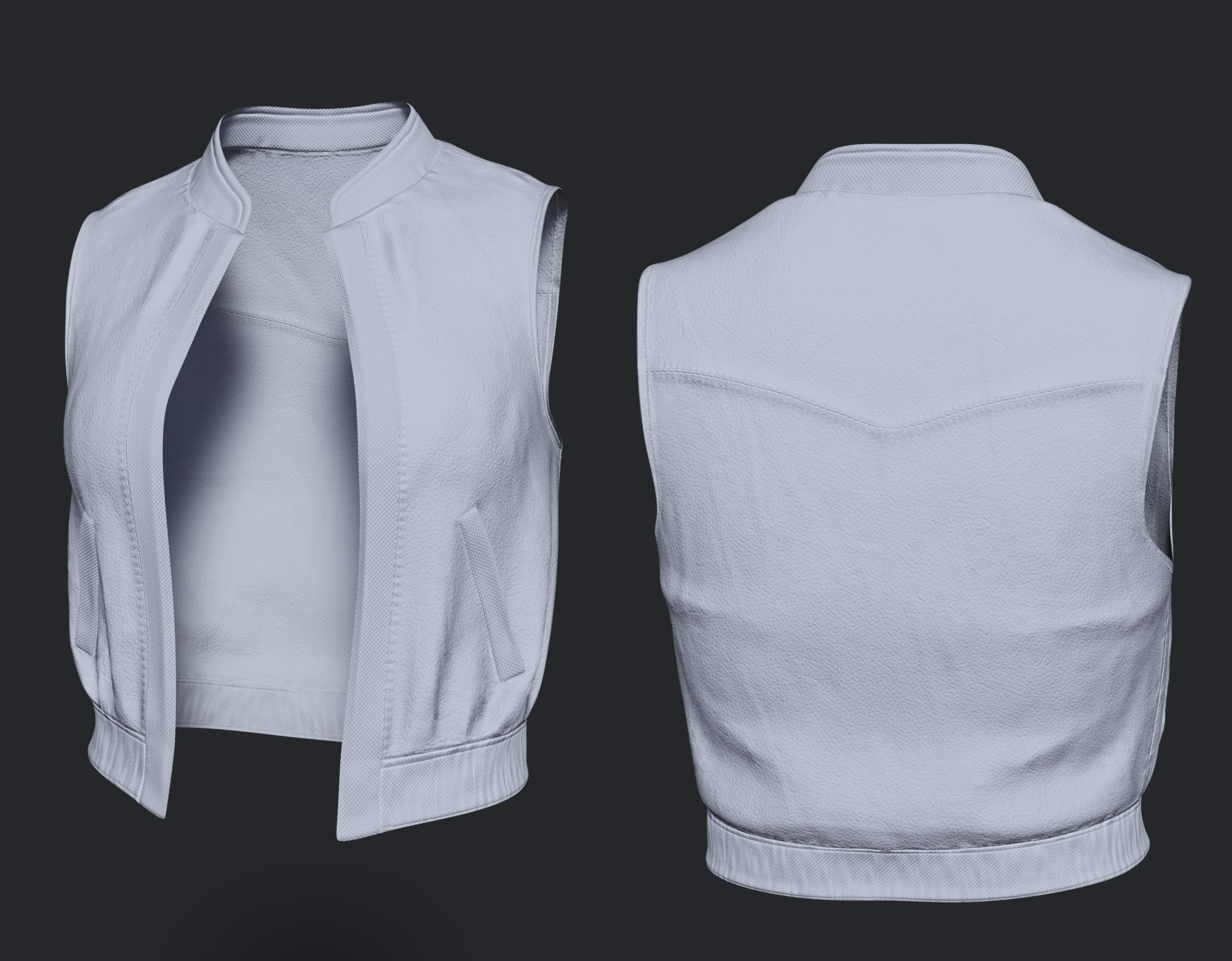 dForce XS Boyfriend Jacket and Shirt for Genesis 9 | Daz 3D